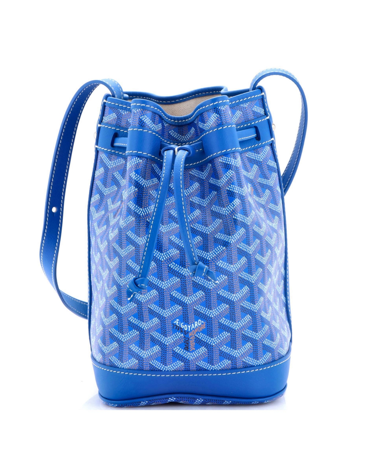 Click here for Pre-Owned Goyard Pm Petit Flot Bucket Bag Coated C... prices