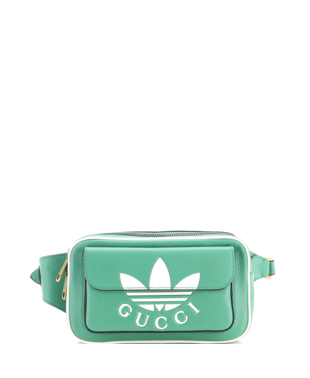 Click here for Pre-Owned Gucci x adidas Zip Belt Bag Leather - Gr... prices