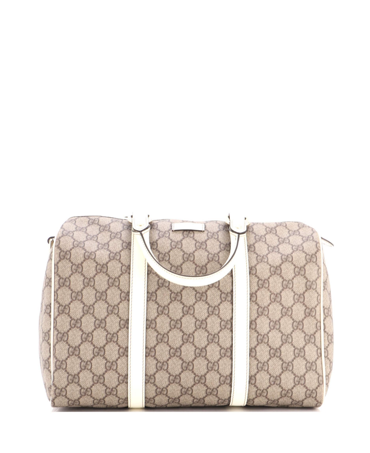 Click here for Pre-Owned Gucci Medium Joy Boston Bag Gg Coated Ca... prices