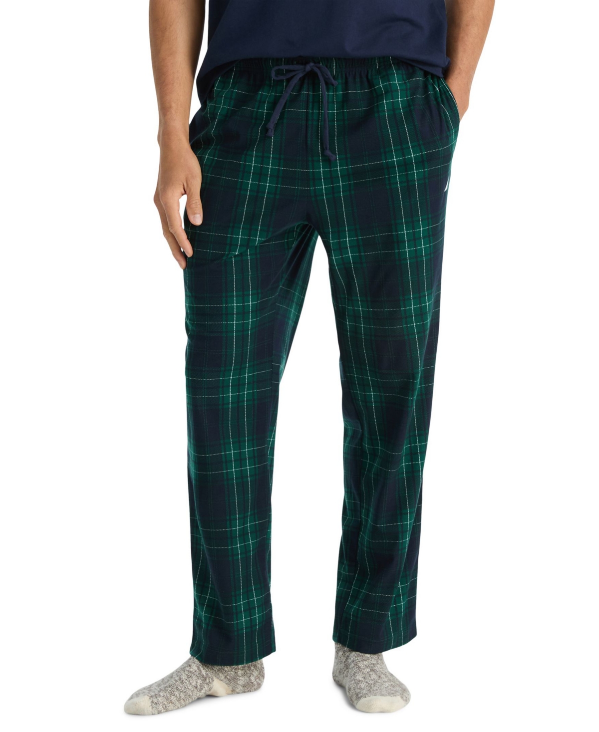 Click here for Nautica Mens Fleece Plaid Classic-Fit Pajama Pants... prices