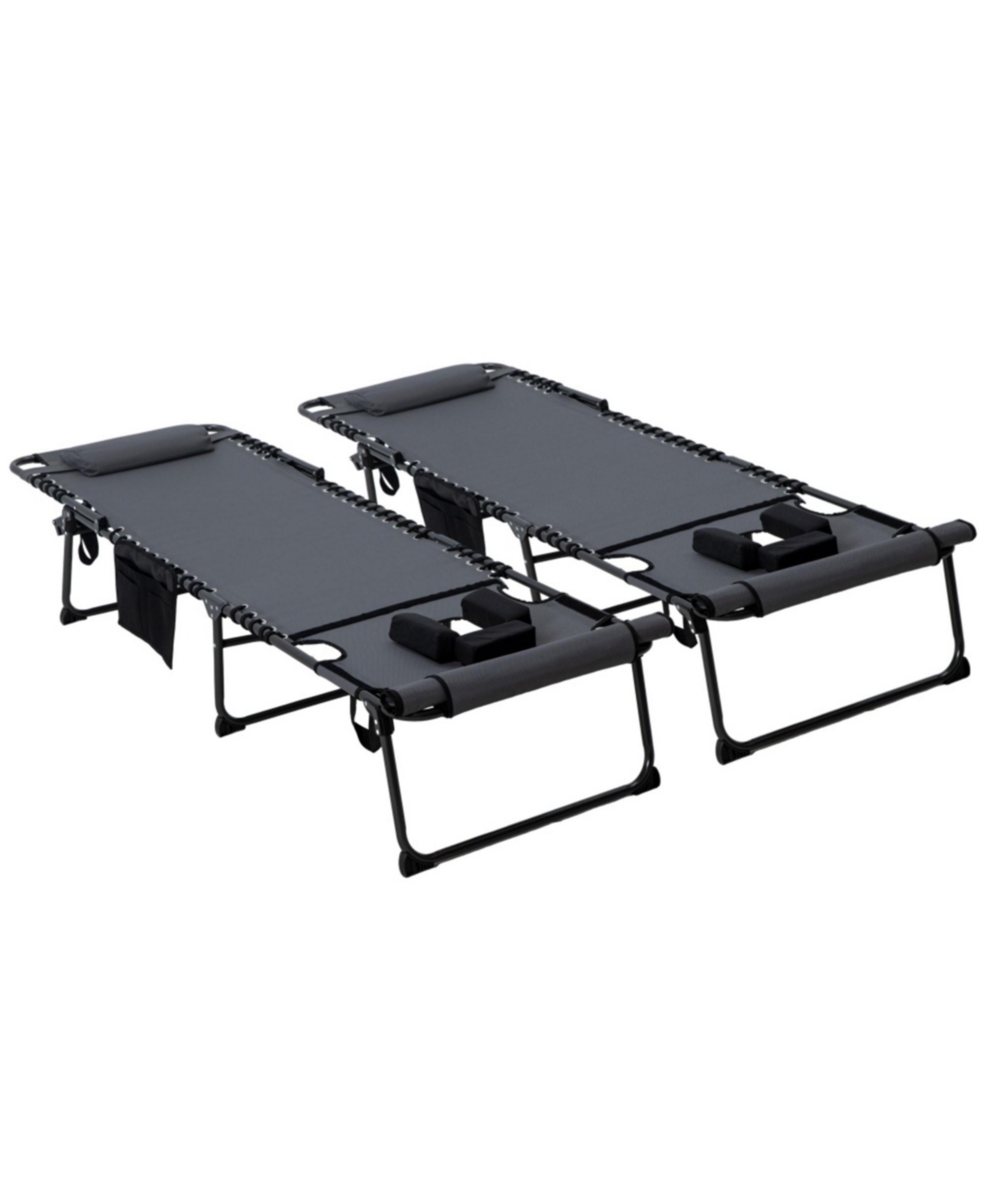 Click here for ECHTPeak 2 Piece Folding Chaise Lounge with 5-leve... prices