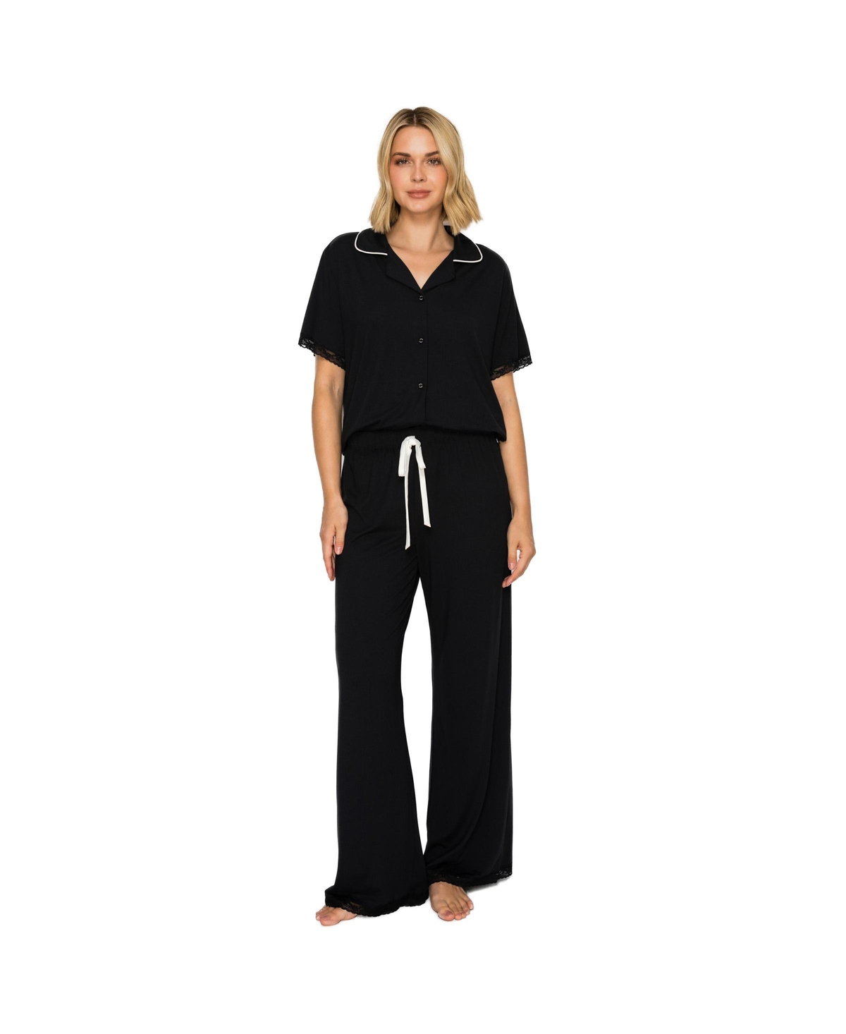 Click here for Studio Badgley Mischka Womens Yummy Jersey Notched... prices