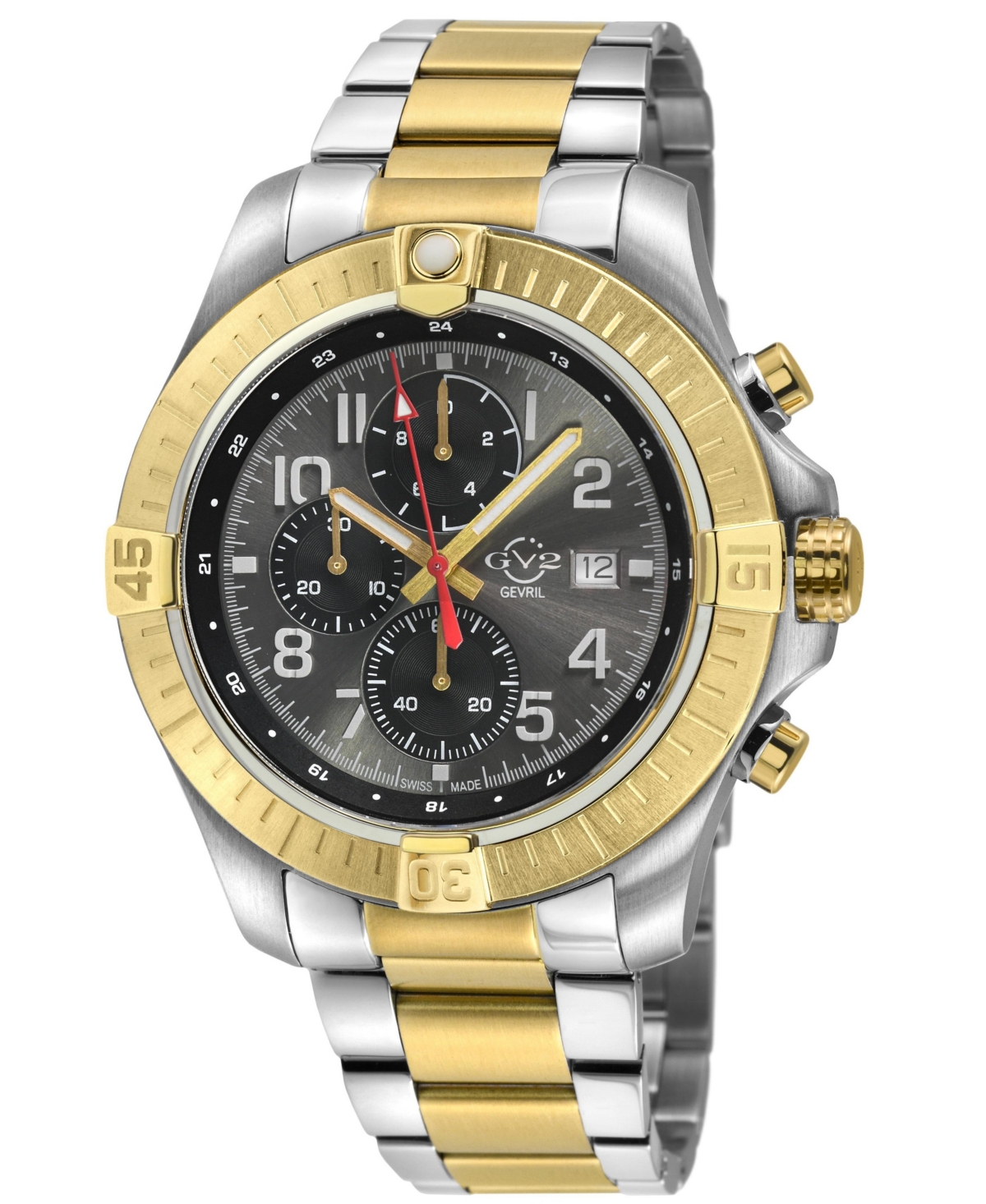 Click here for GV2 by Gevril Mens Swiss Made T38 Swiss Quartz Two... prices