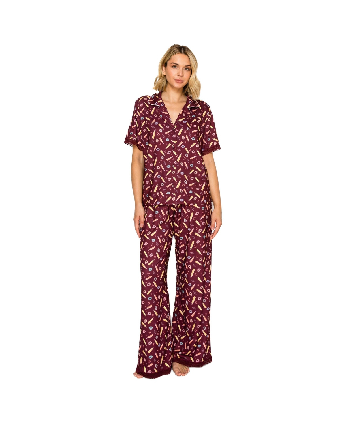 Click here for Studio Badgley Mischka Womens Yummy Jersey Notched... prices