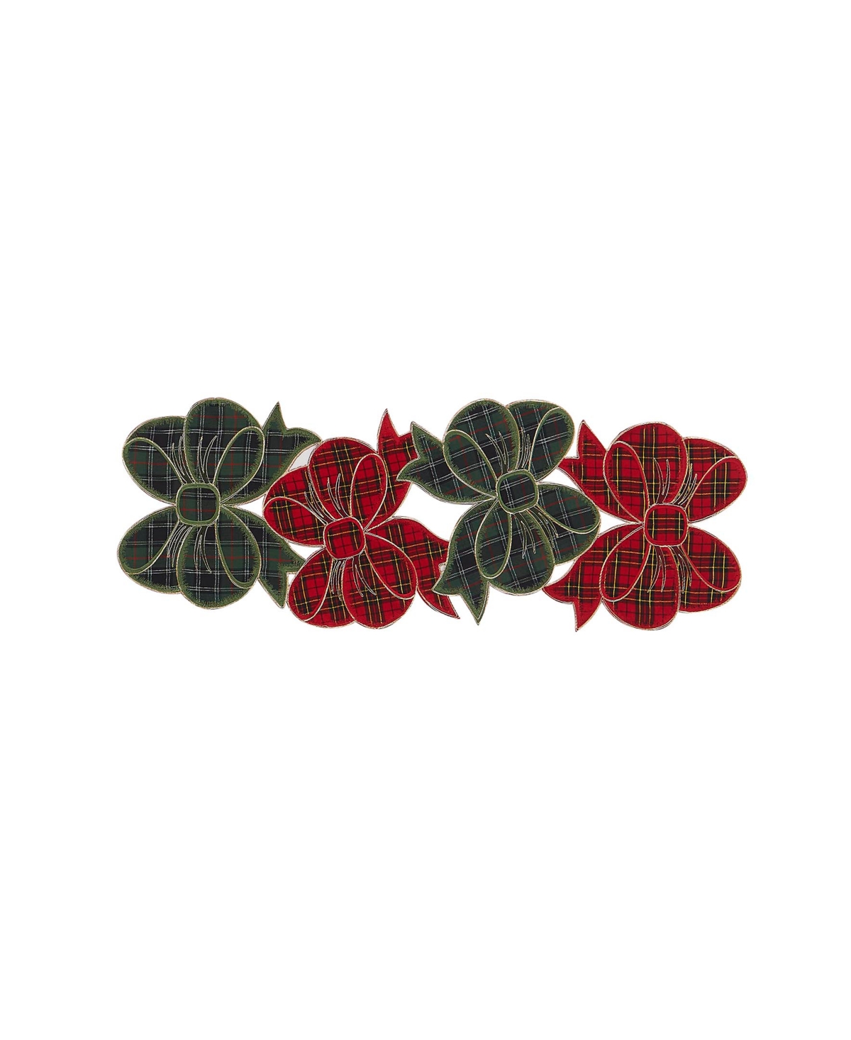 Click here for Avanti Plaid Bows Table Centerpiece Runner  14 x 3... prices