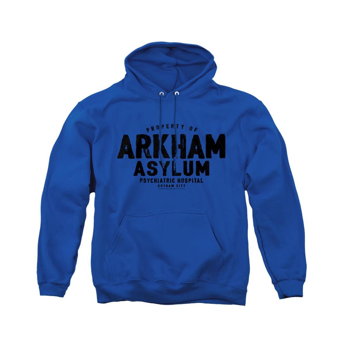 Click here for Batman Mens Arkham Asylum Pull-Over Hoodie - Royal prices
