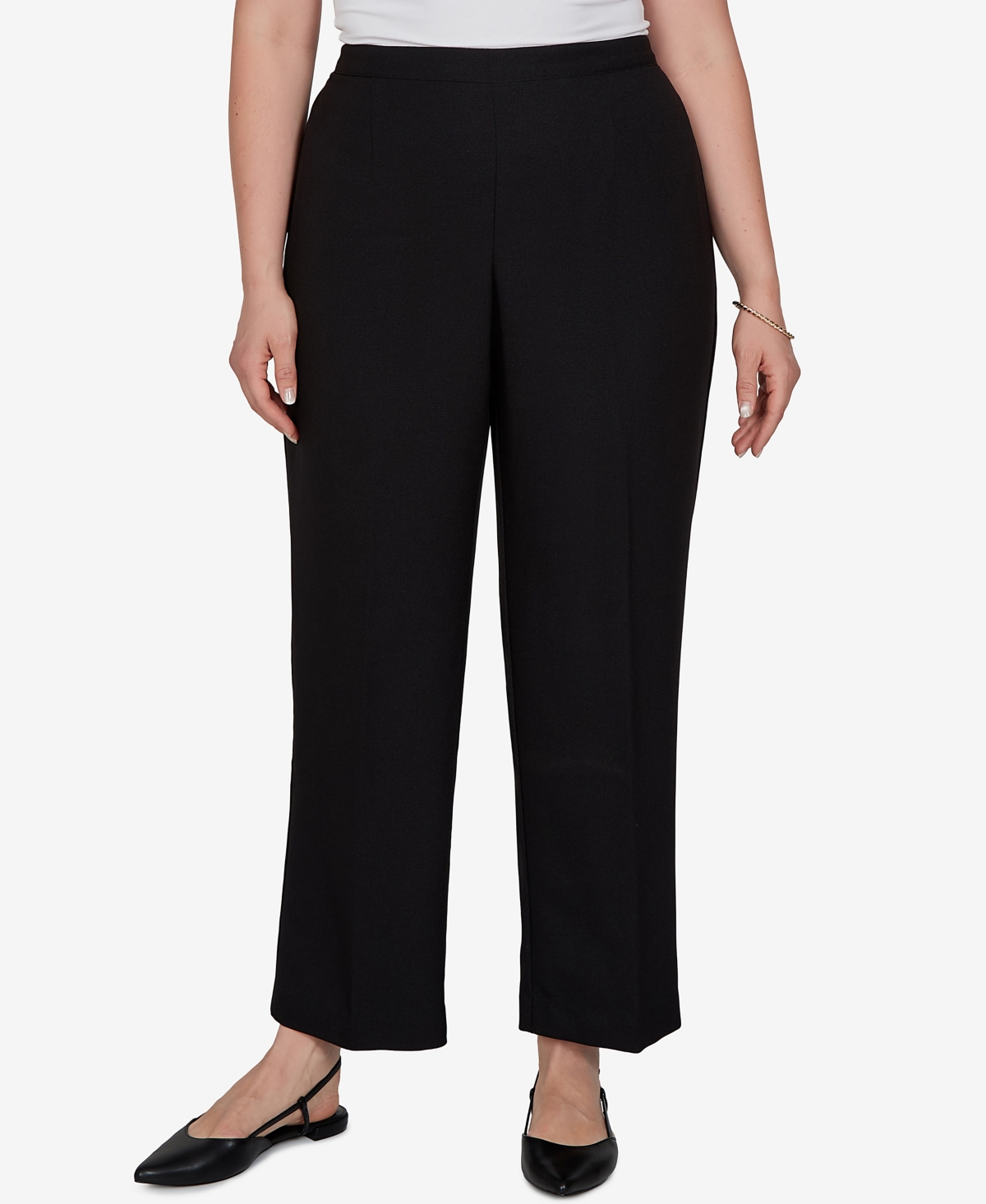 Click here for Alfred Dunner Plus Size Pull-On Straight-Leg Pants... prices