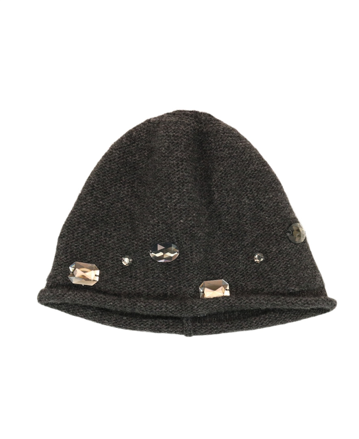 Click here for Portolano Cashmere Knit Hat - Charcoal prices