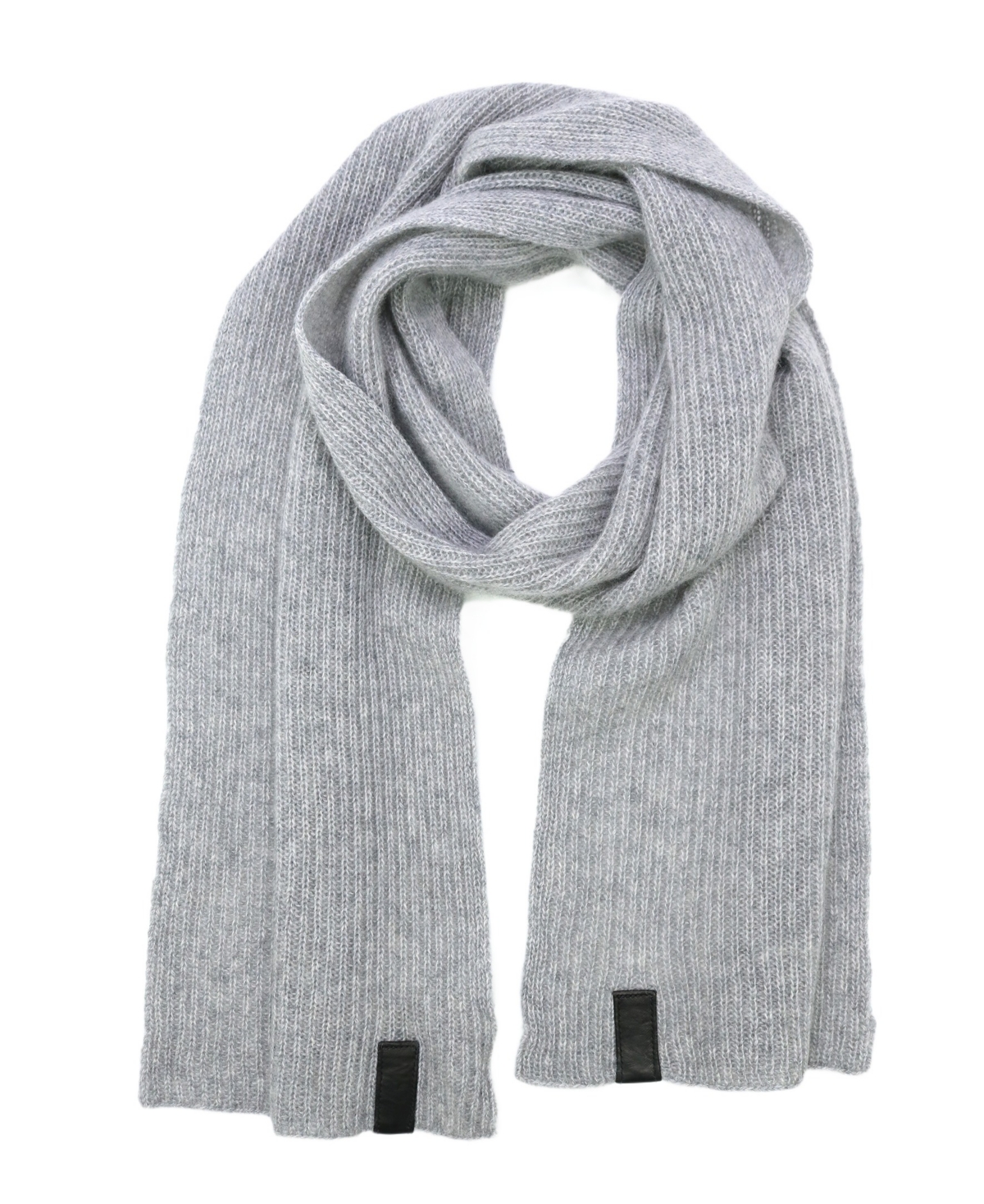 Click here for Portolano Cashmere Scarf - Light Heather Grey prices