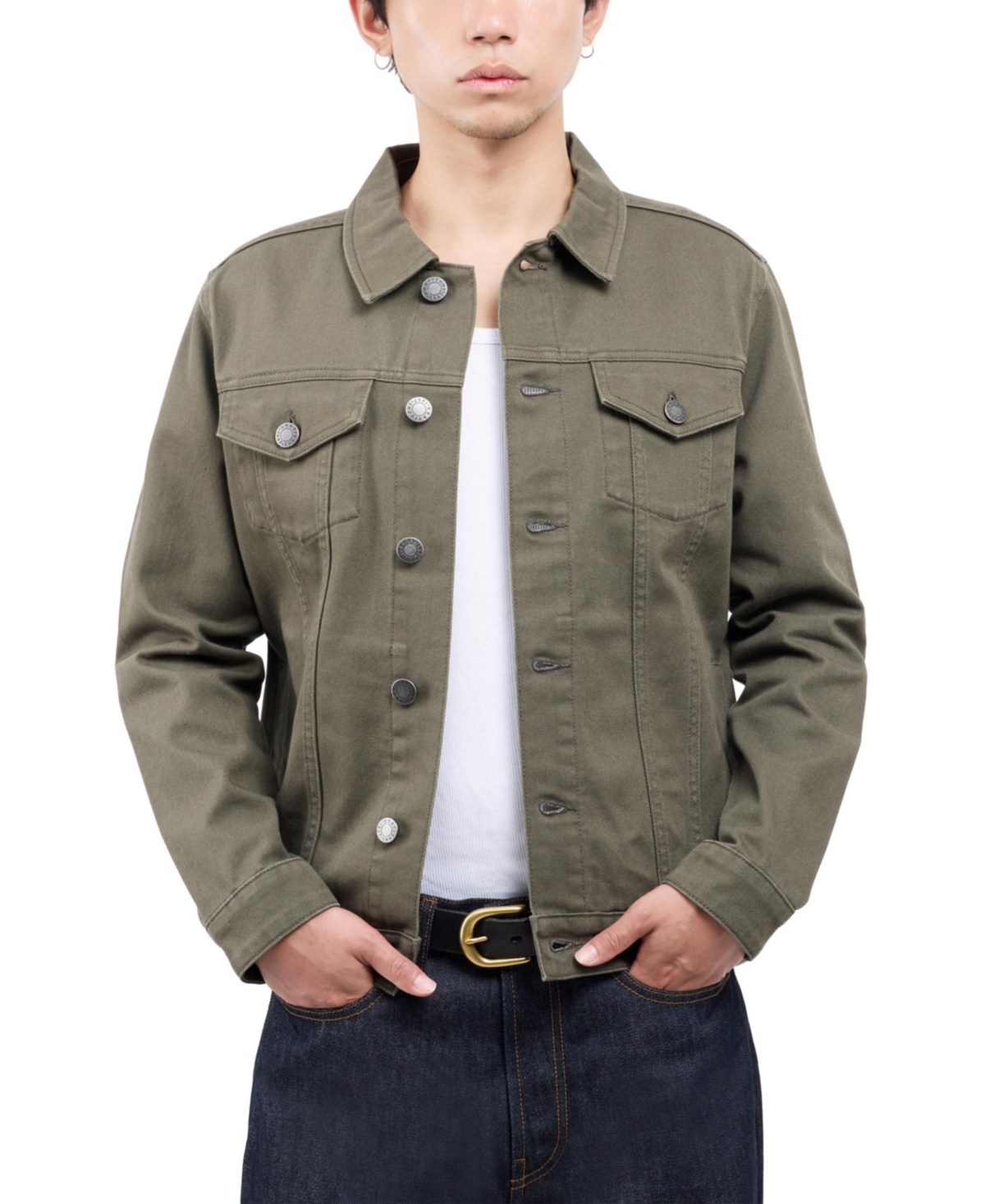 Click here for X-Ray Mens Denim Jacket - Olive prices