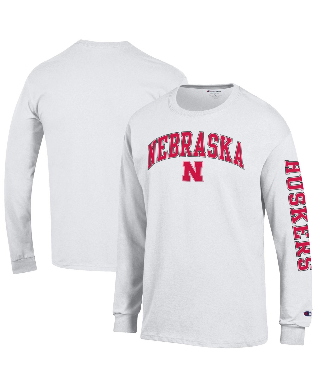 Click here for Champion Mens Nebraska Huskers Arch Over Logo 2-Hi... prices