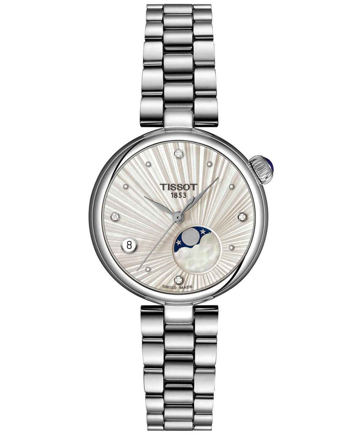Click here for Tissot Womens Desir Moonphase Quartz Silver-Tone S... prices