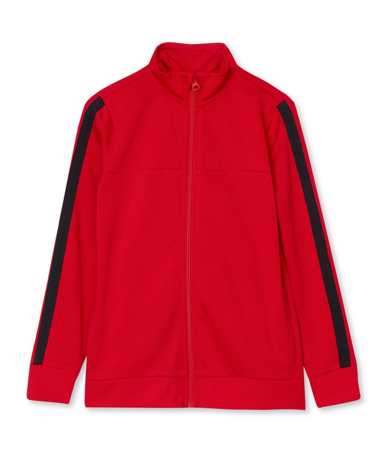 Click here for Lands End Boys Tricot Track Jacket - Bright red prices