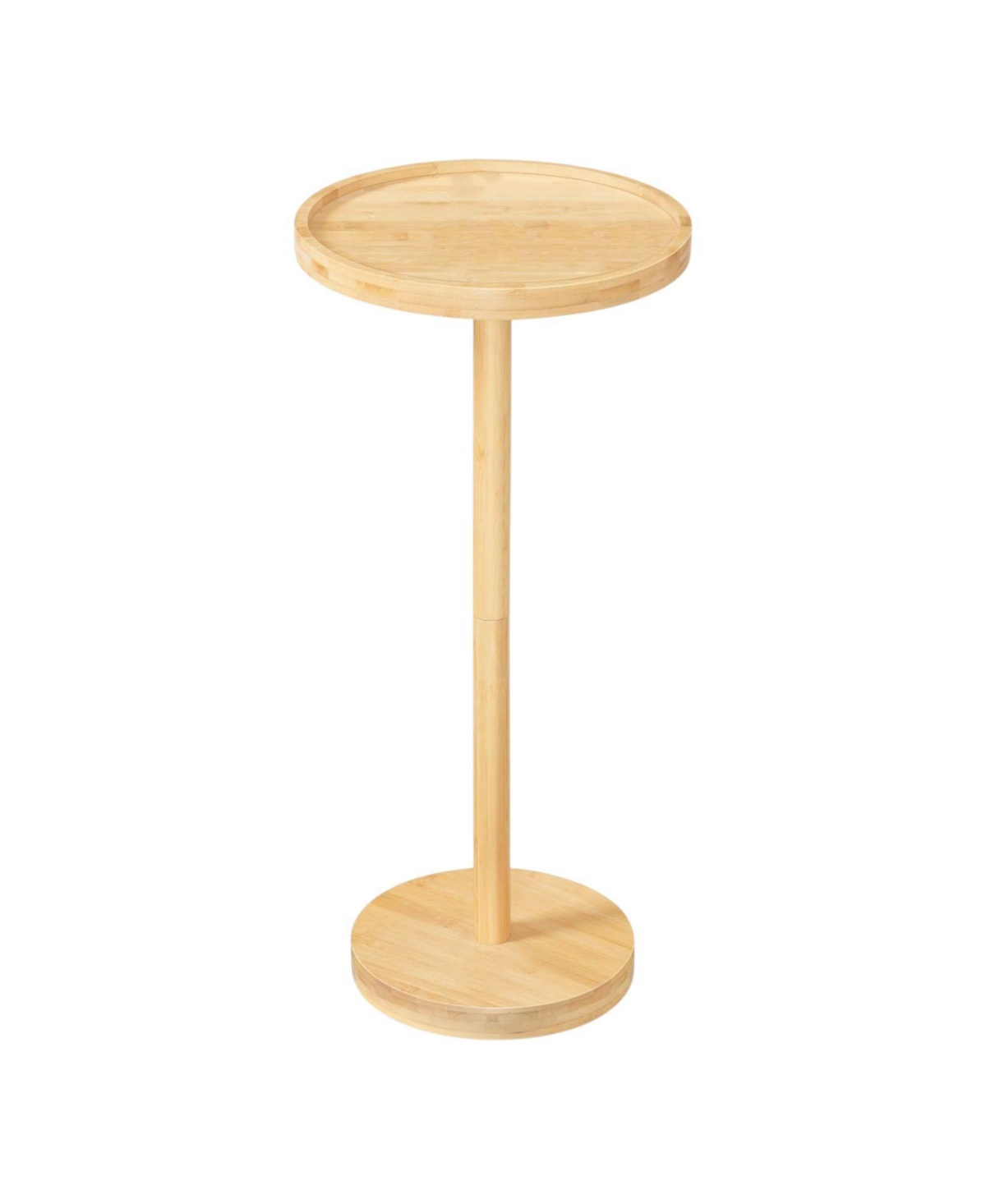 Click here for Slickblue Indoor Wicker Round Side Table with Stur... prices