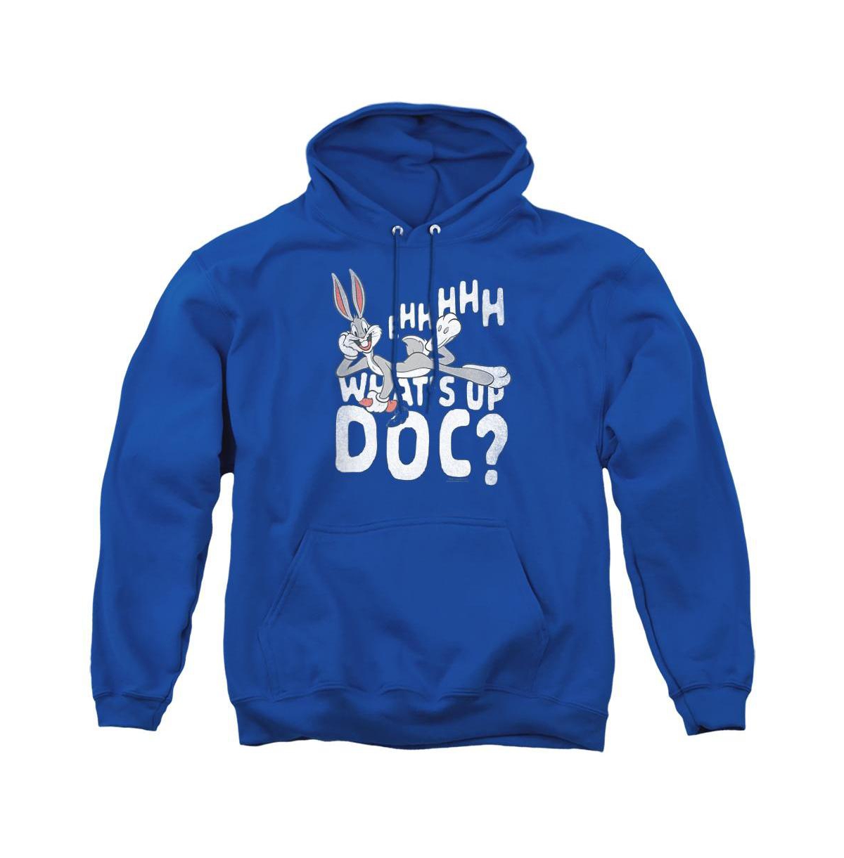 Click here for Looney Tunes Mens Whats Up Pull-Over Hoodie - Roya... prices