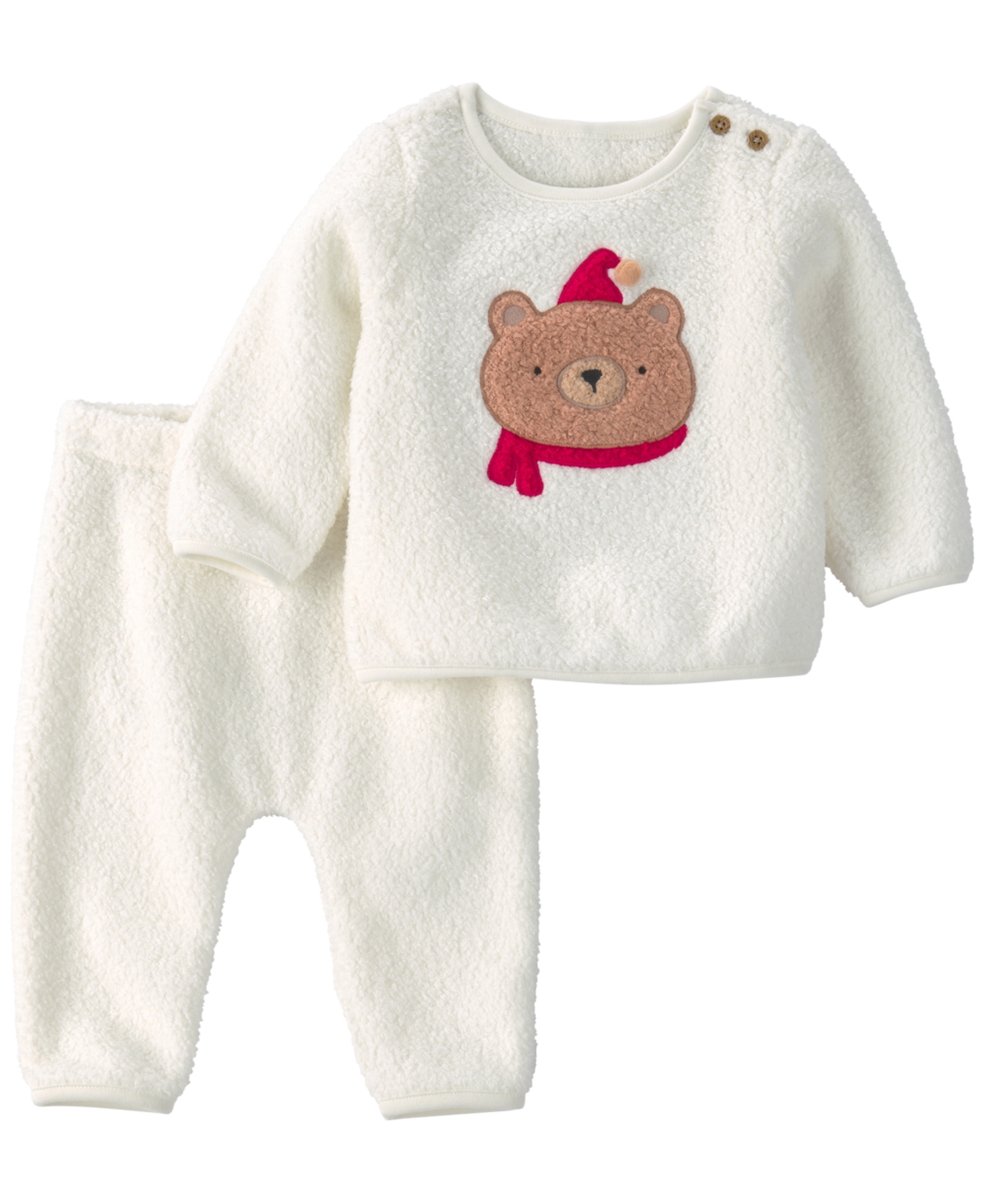 Click here for Carters Baby Boys and Baby Girls Bear Fleece Top a... prices