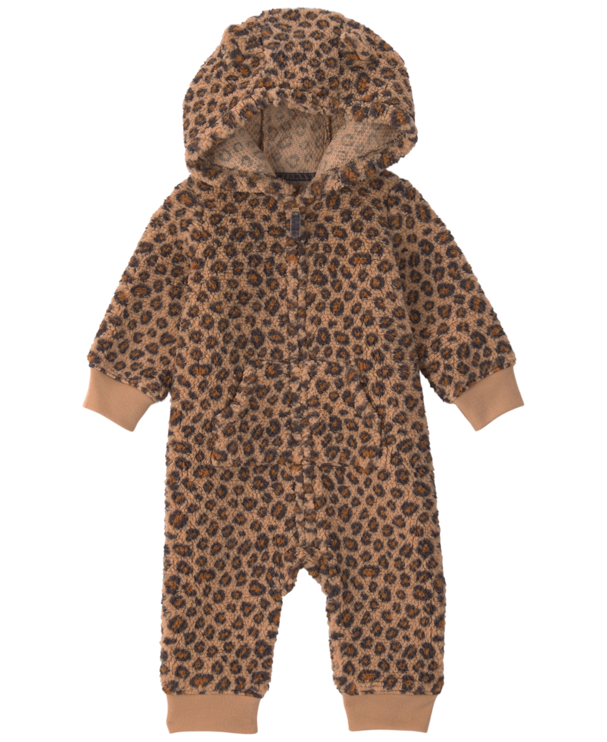 Click here for Carters Baby Girls Leopard Teddy Fleece Jumpsuit -... prices