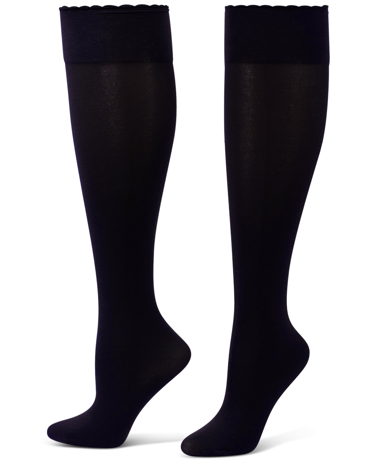 Click here for Hue Womens Compression Opaque Scalloped-Edge Knee-... prices