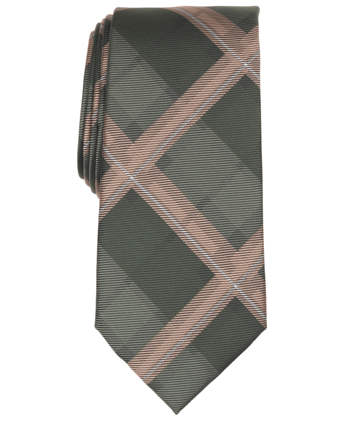 Click here for Club Room Mens Fairmont Plaid Classic Tie - Hunter prices