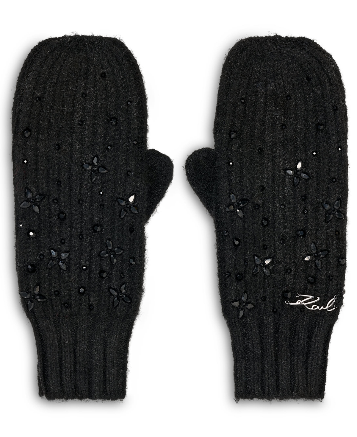 Click here for Karl Lagerfeld Paris Studded Flip Top Mitten Glove... prices