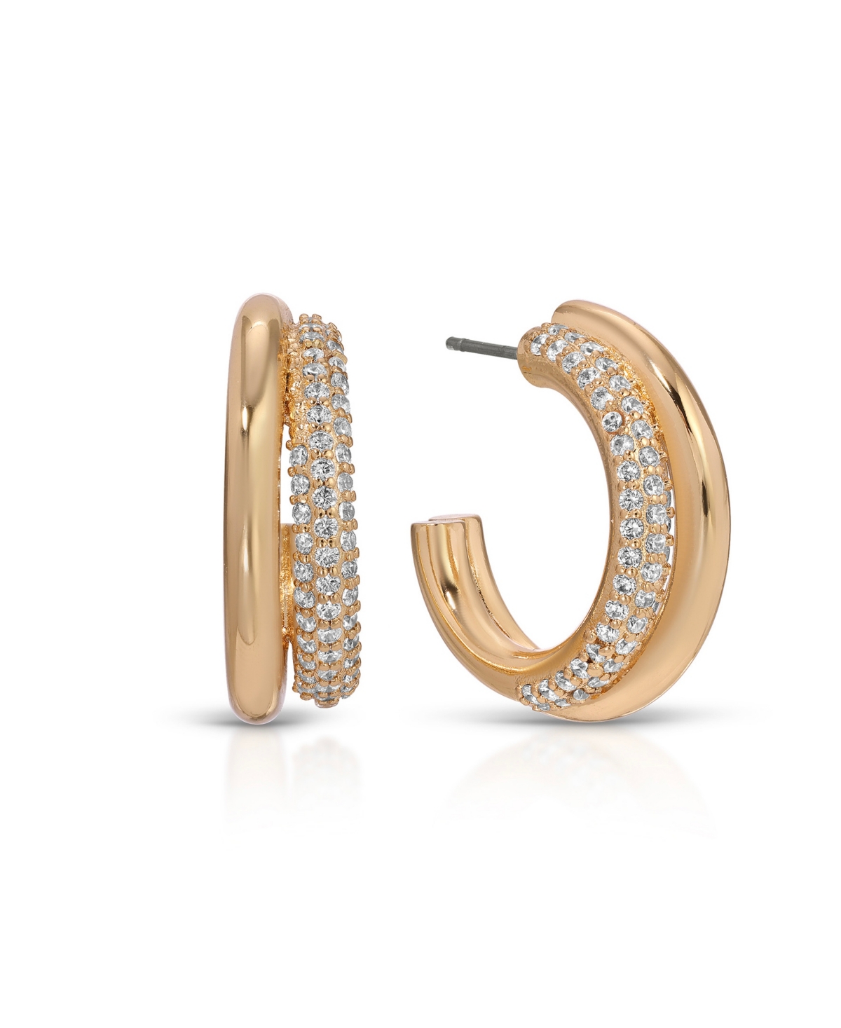 Click here for Ettika Classic Spark Hoop Earrings - Gold prices