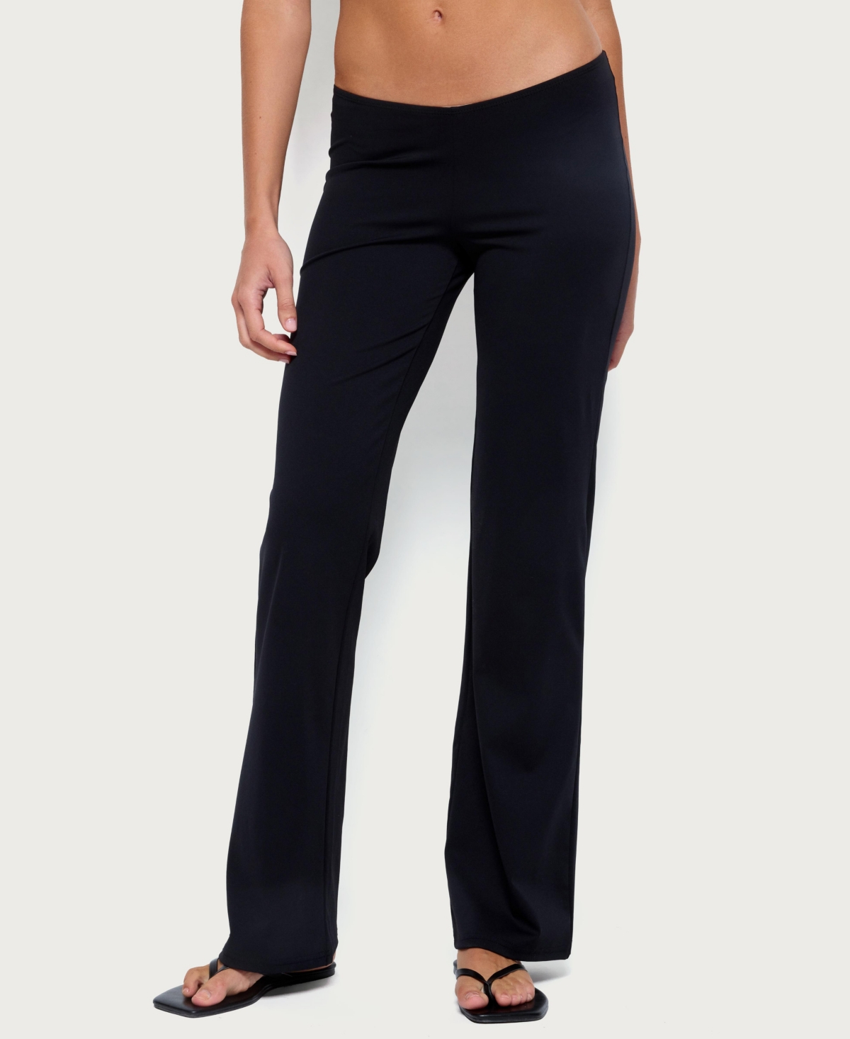 Click here for Edikted Womens Anika Scooped Straight Leg Pants -... prices