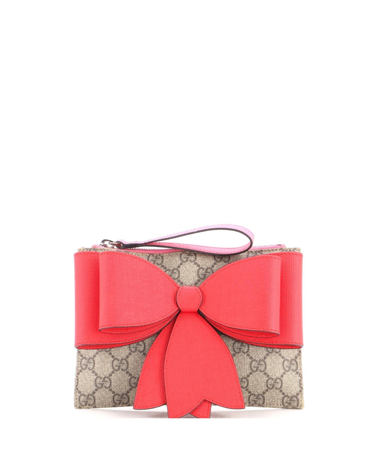 Click here for Pre-Owned Gucci Childrens Bow Wristlet Clutch Gg C... prices