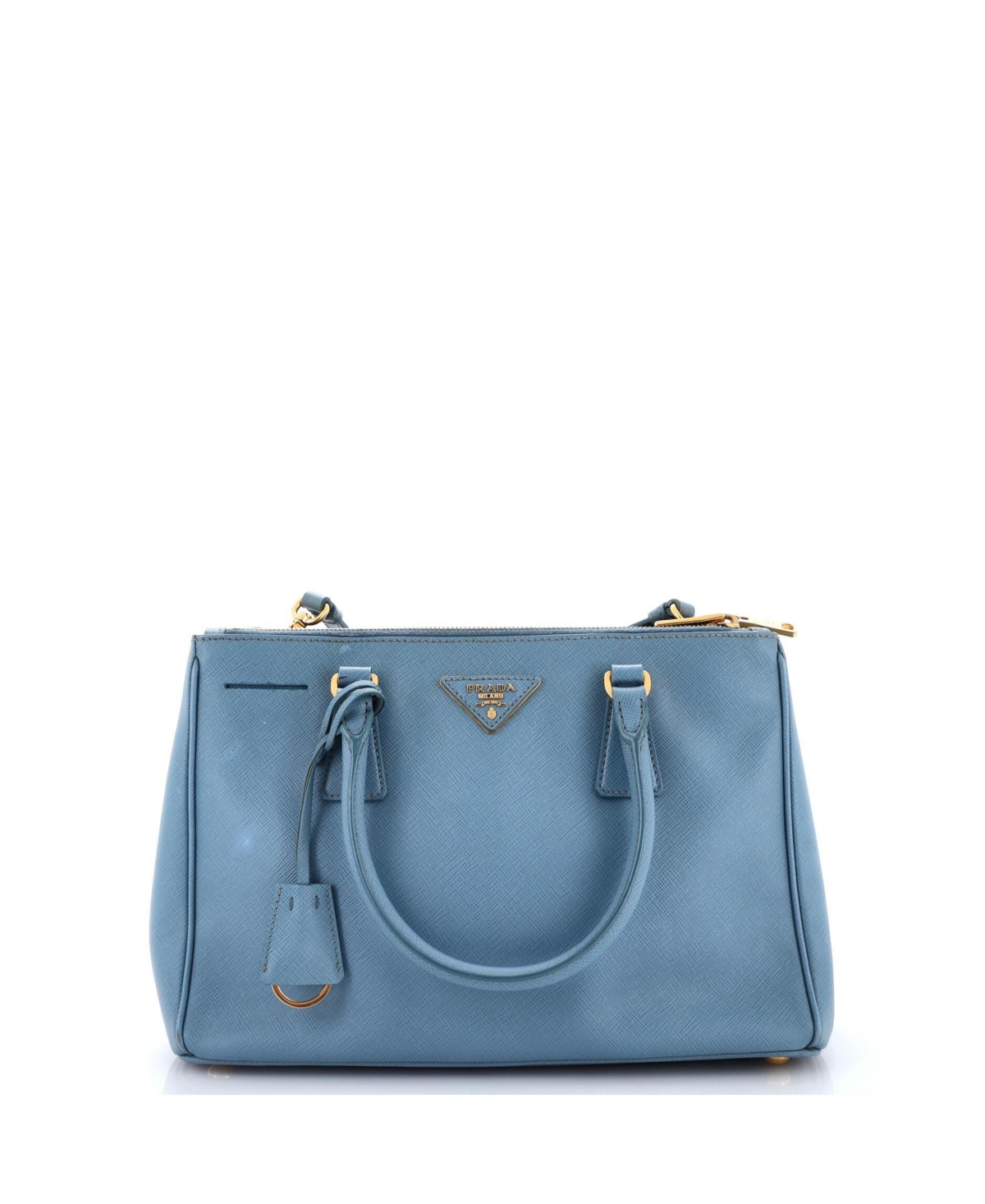 Click here for Pre-Owned Prada Small Galleria Double Zip Tote Saf... prices
