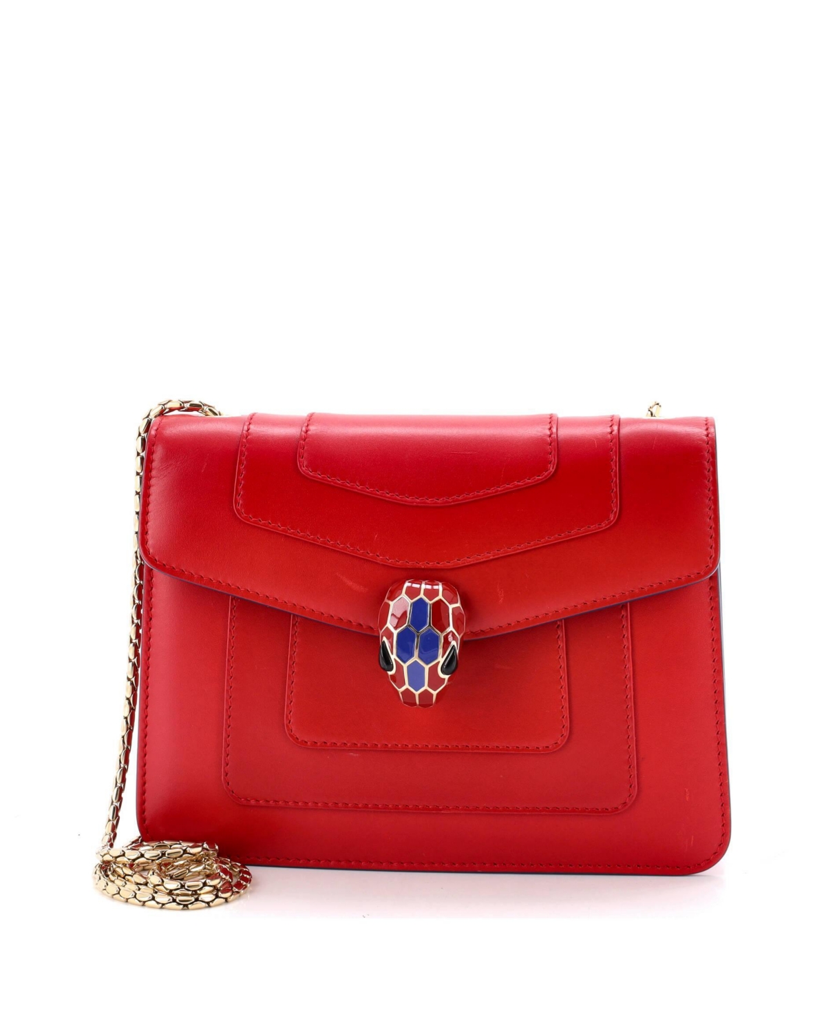 Click here for Pre-Owned Bvlgari Small Serpenti Forever Square Sh... prices