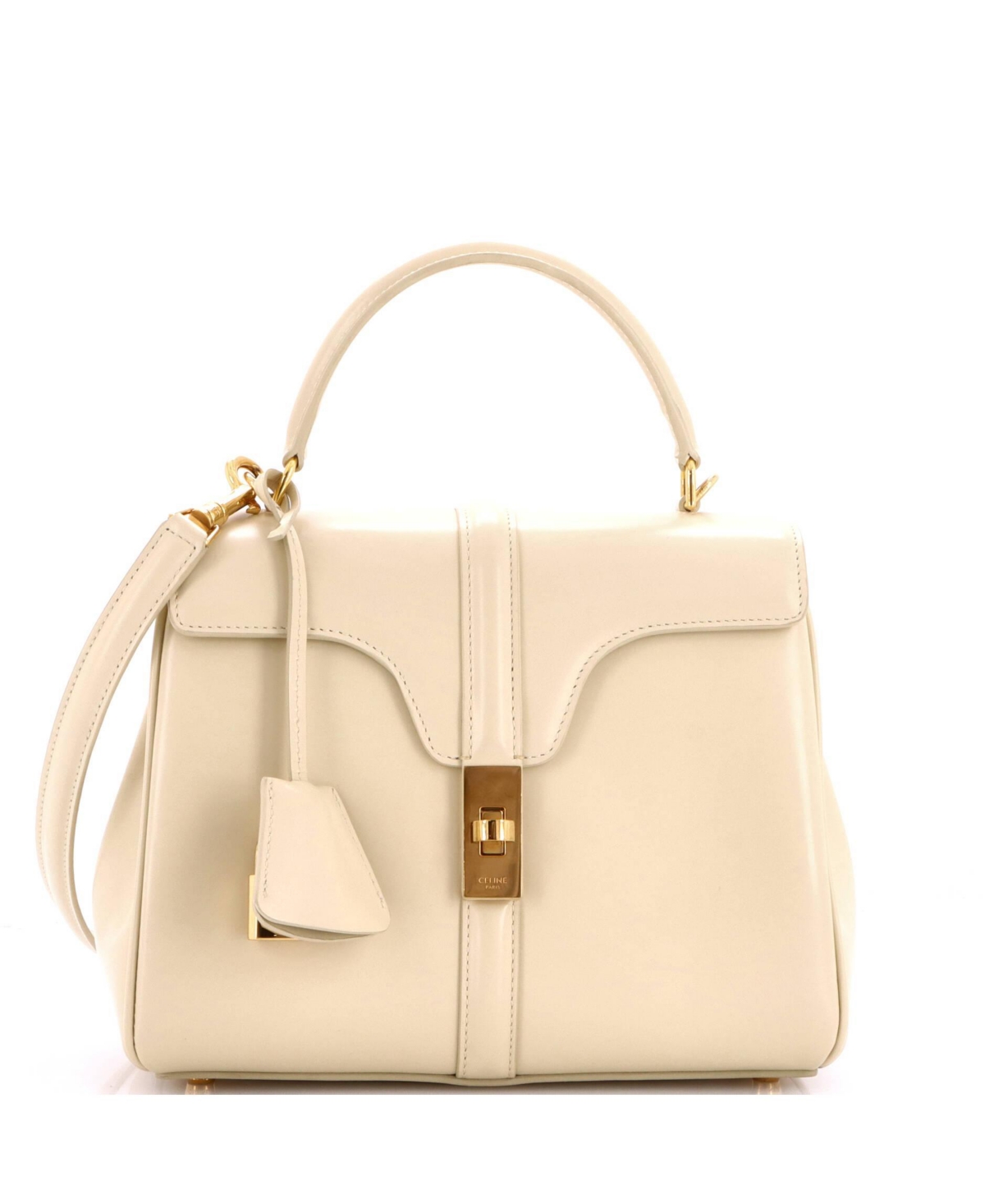 Click here for Pre-Owned Celine Small 16 Top Handle Bag Smooth Ca... prices
