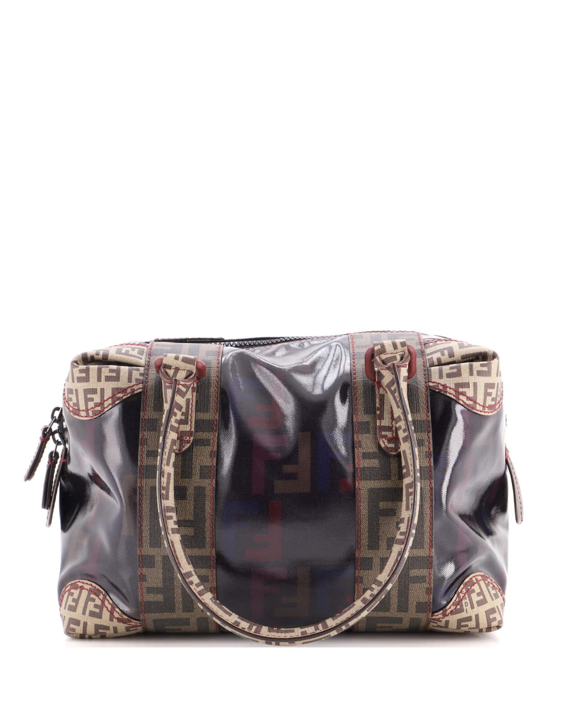 Click here for Pre-Owned Fendi Medium B. Mix Tote Zucca Coated Ca... prices
