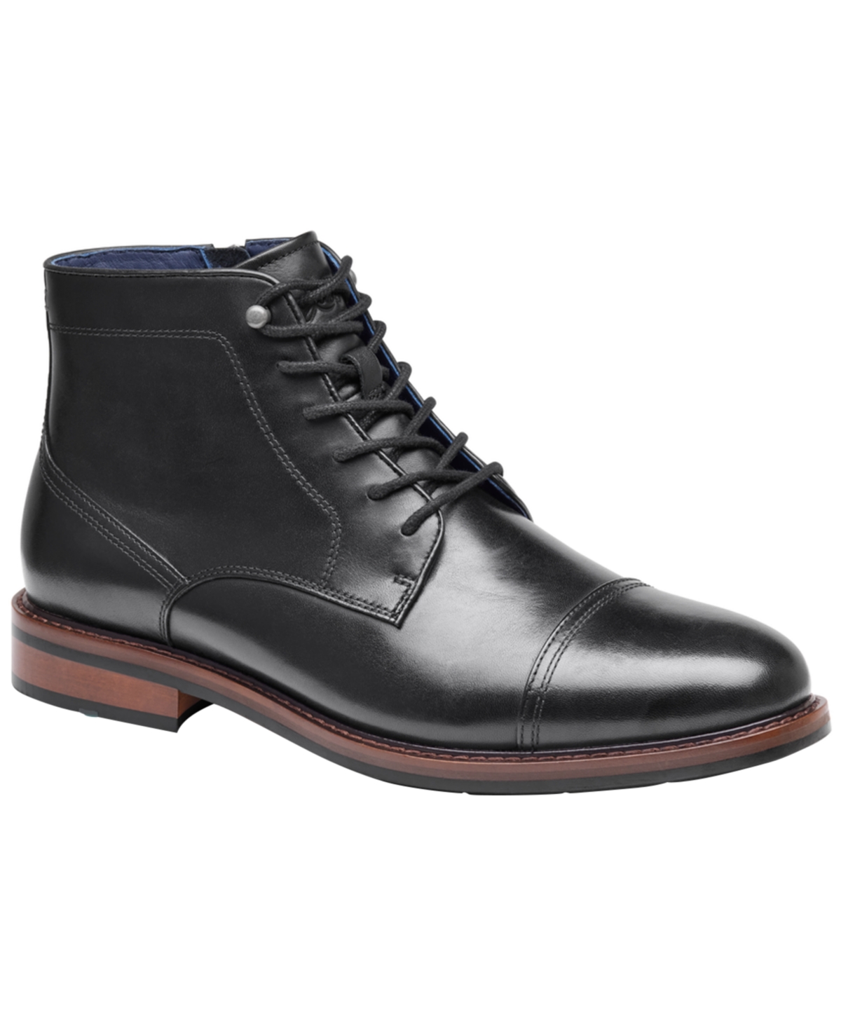 Click here for Johnston & Murphy Mens Daylen Cap-Toe Dress Boots... prices