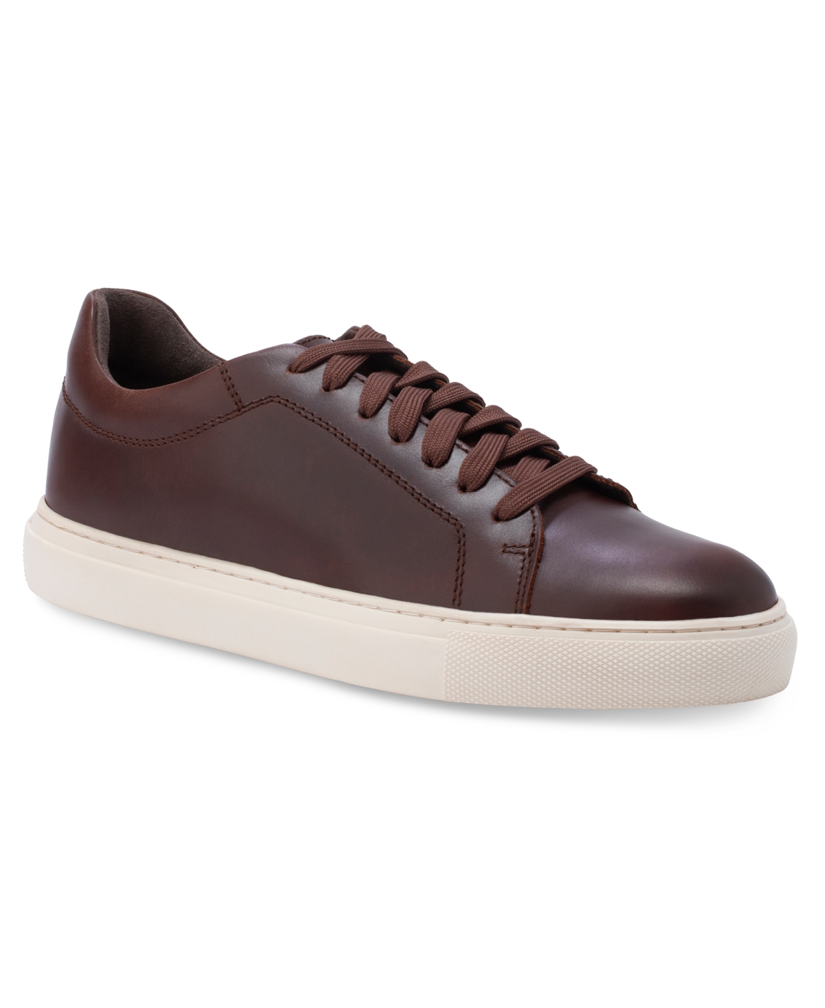Click here for Eastland Shoe Mens Exeter Leather Sneakers - Brown prices