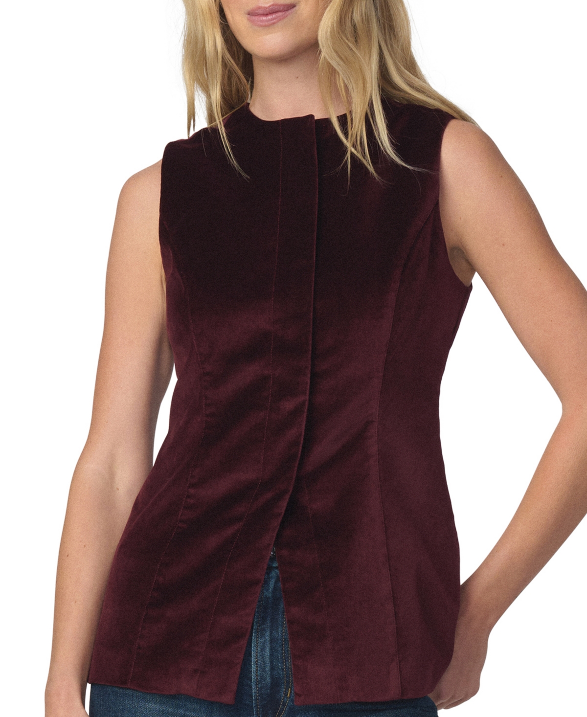 Click here for Joes Jeans Womens Velveteen Tunic Sleeveless Butto... prices