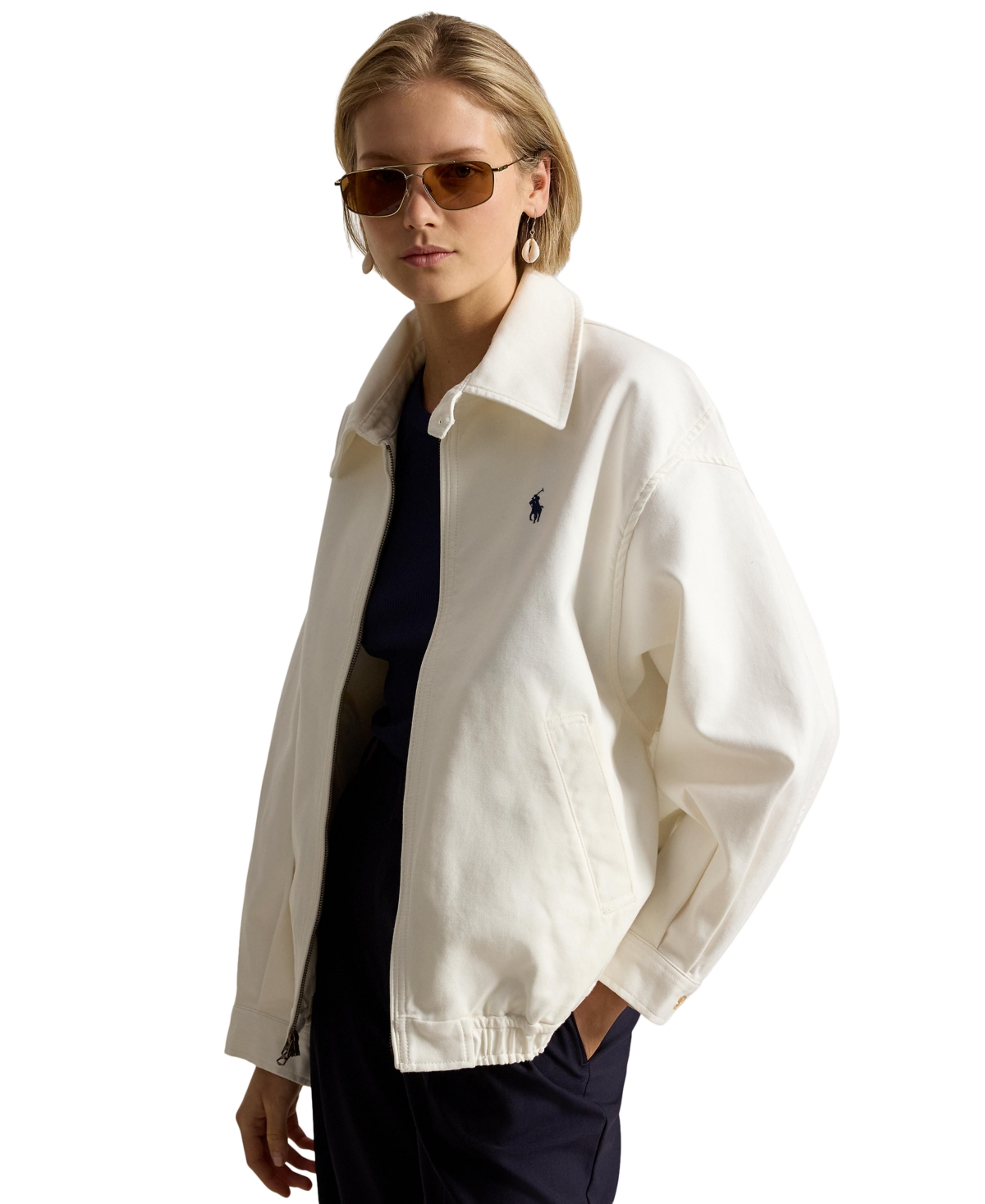 Click here for Polo Ralph Lauren Womens Long-Sleeve Bomber Jacket... prices
