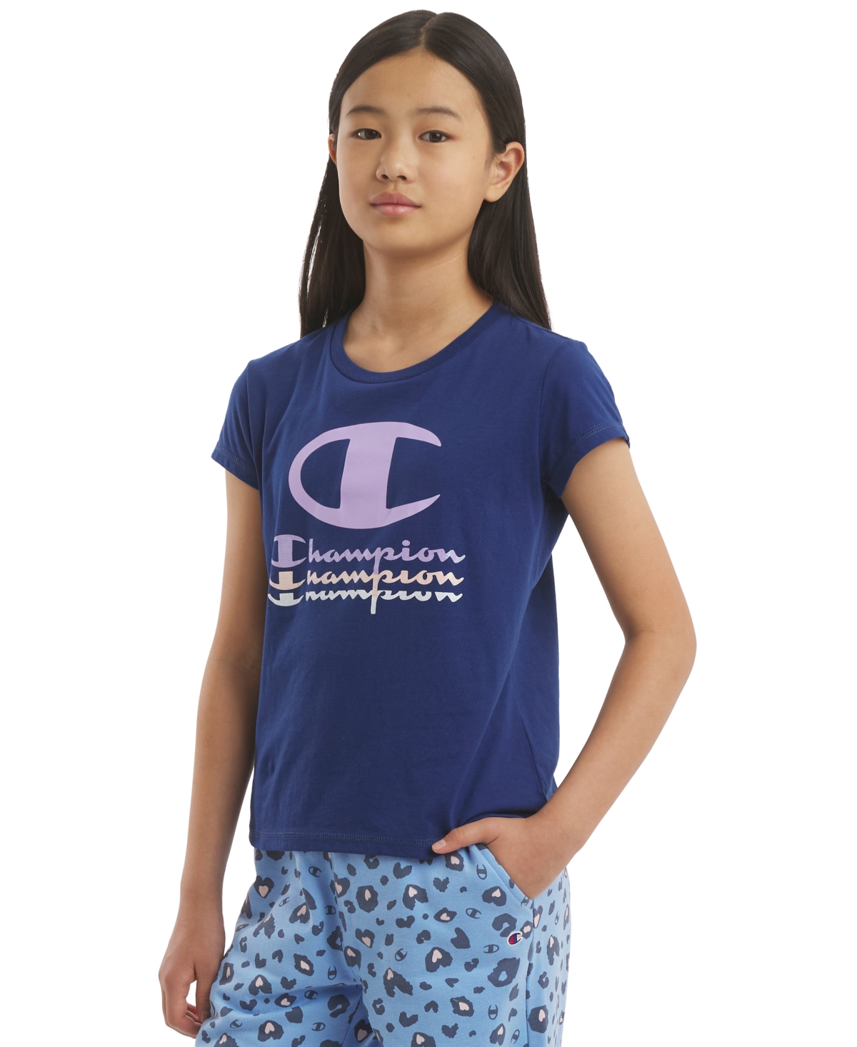 Click here for Champion Girls 7-16 Graphic Short-Sleeve T-Shirt -... prices