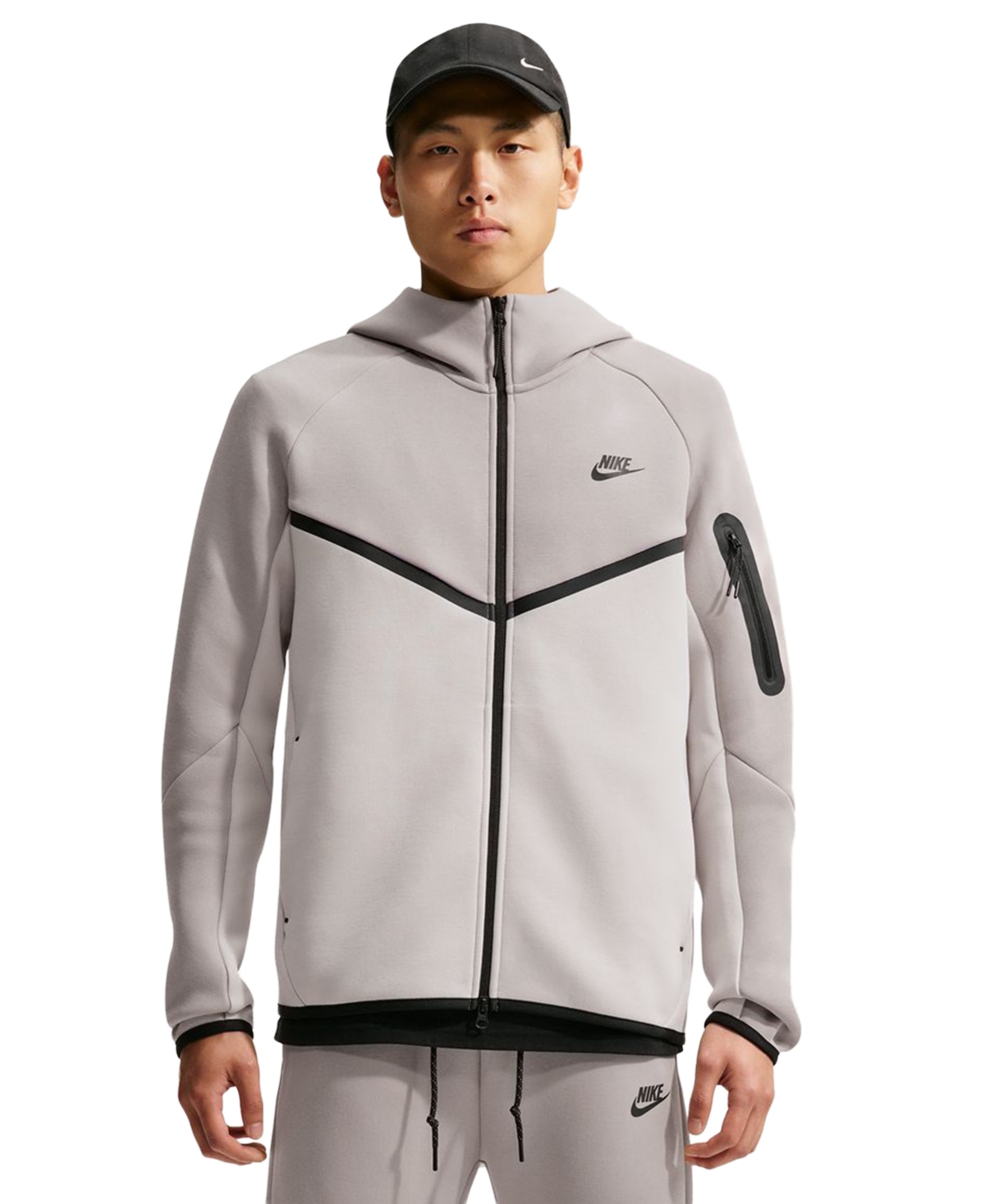Click here for Nike Mens Tech Fleece Full-Zip Windrunner Logo Hoo... prices