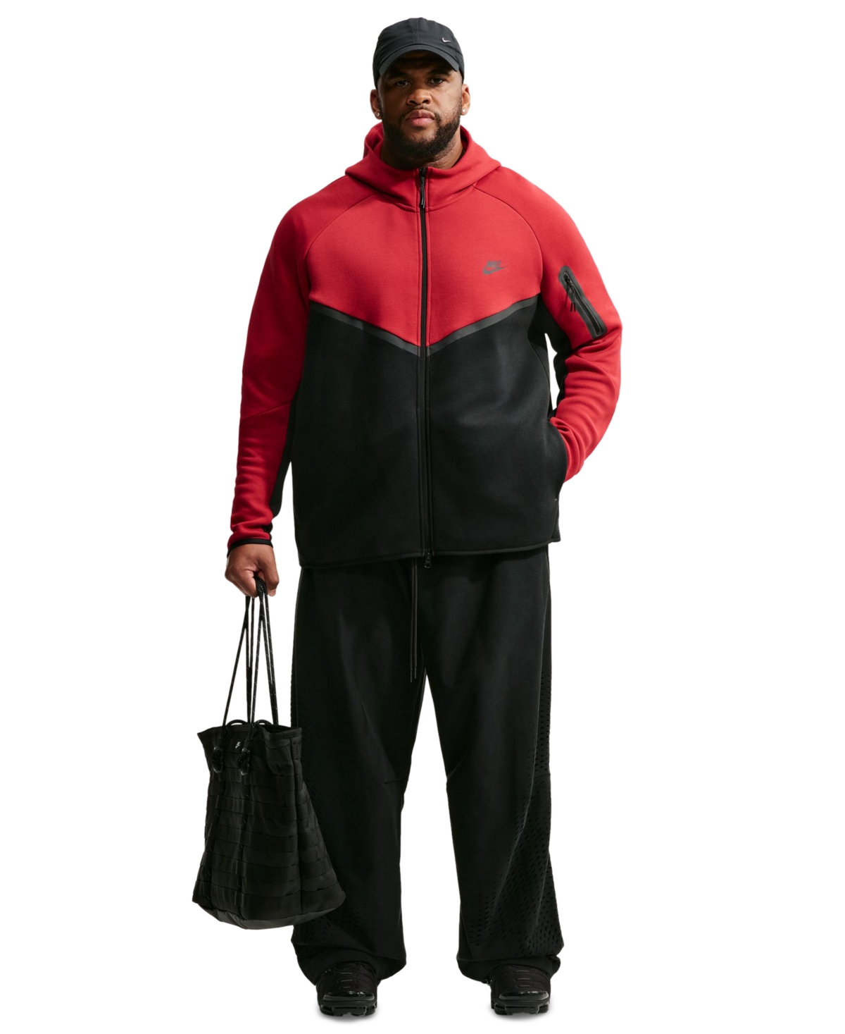Click here for Nike Mens Tech Fleece Full-Zip Windrunner Logo Hoo... prices
