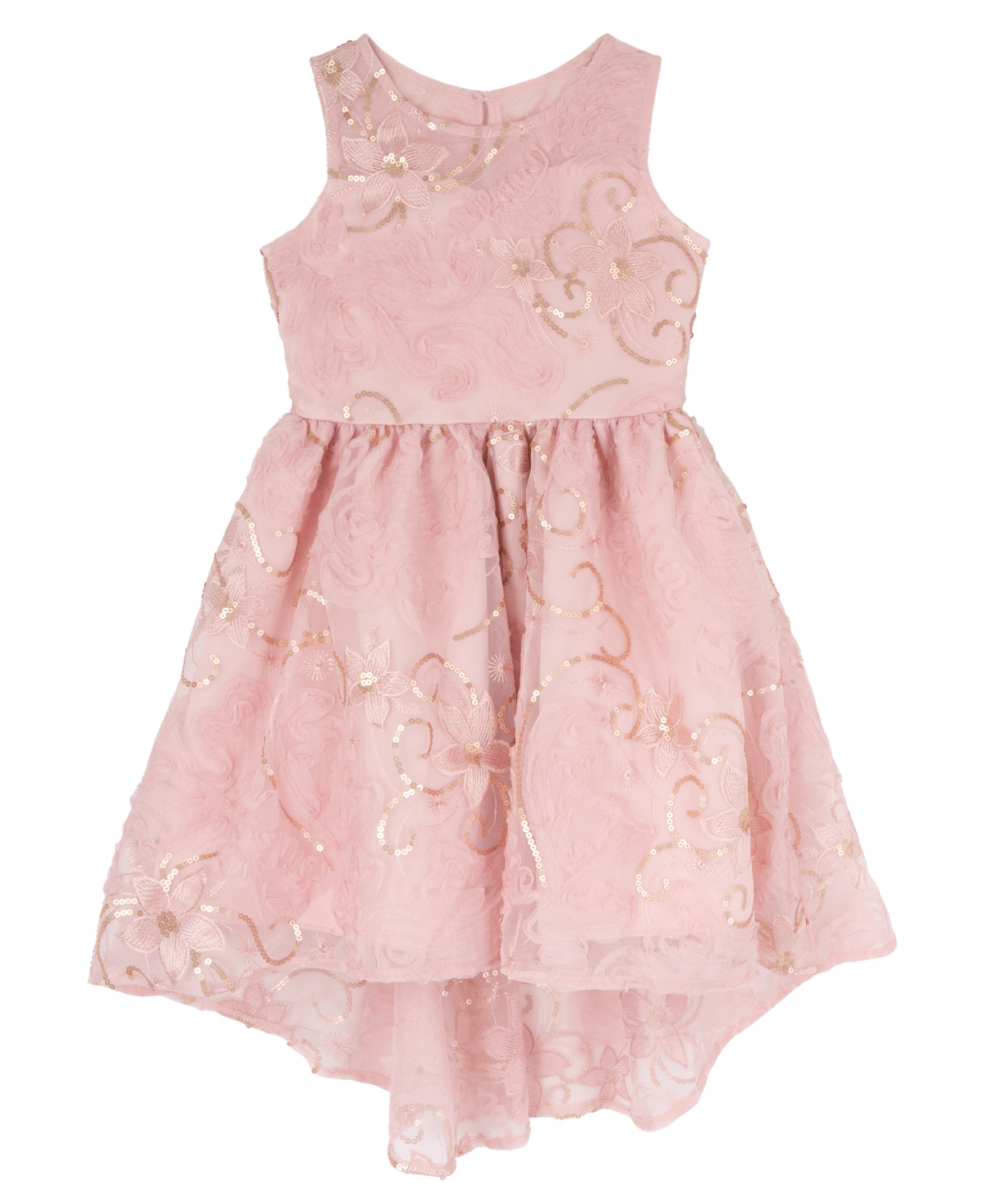 Click here for Rare Editions Girls 7-16 Round Neck Sleeveless Dre... prices