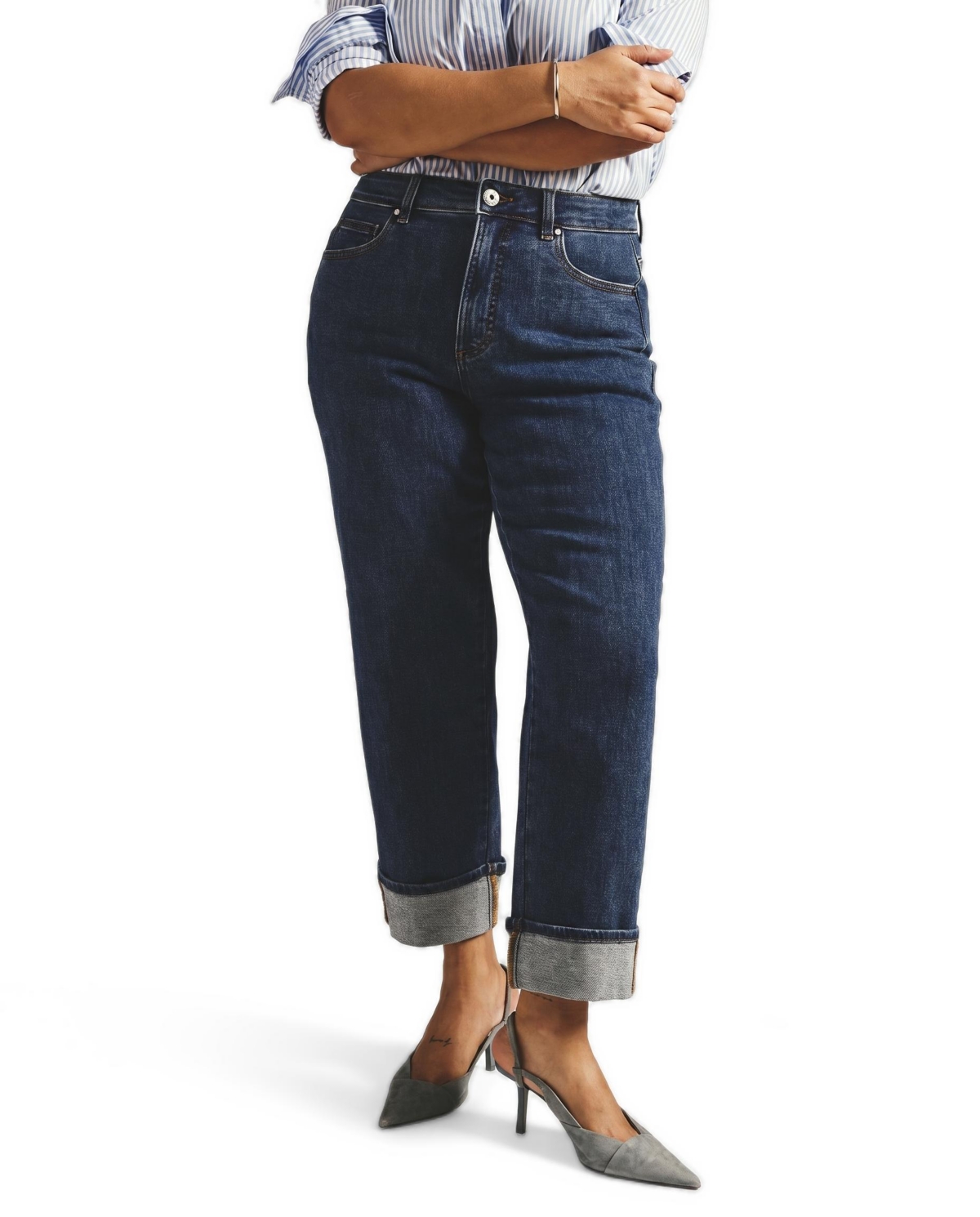Click here for Universal Standard Womens Stevie High Rise Cuffed... prices