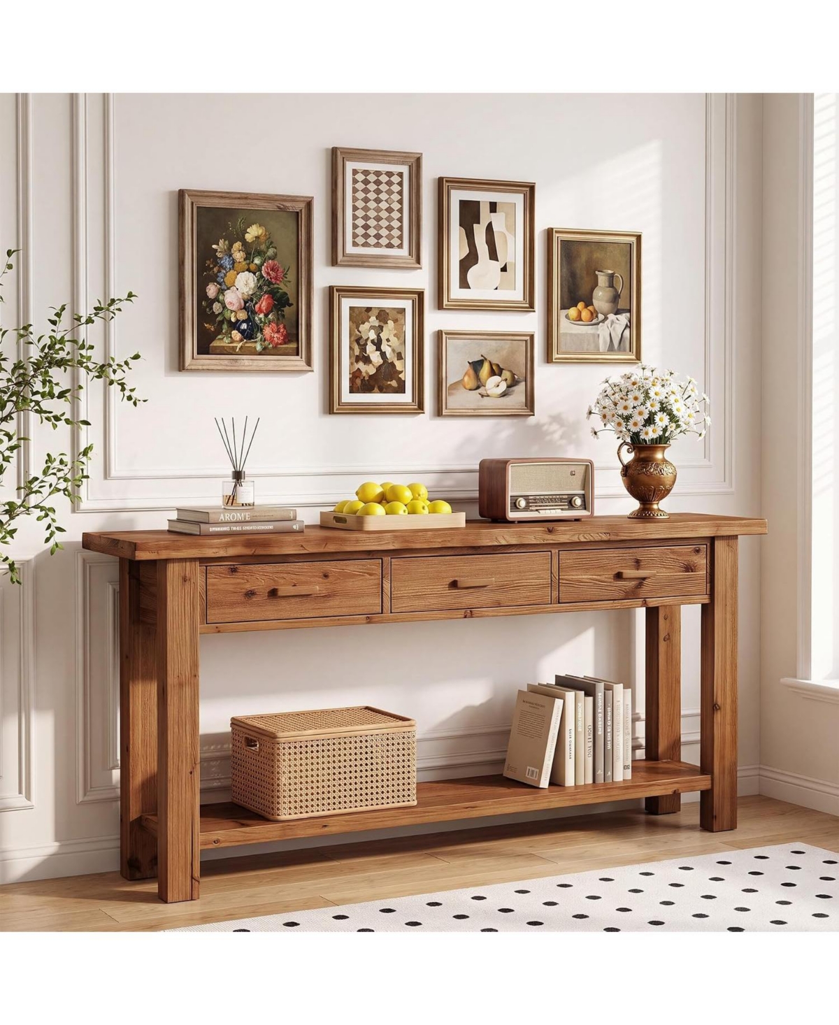 Click here for Tribesigns Extra Long Console Table with Storage... prices