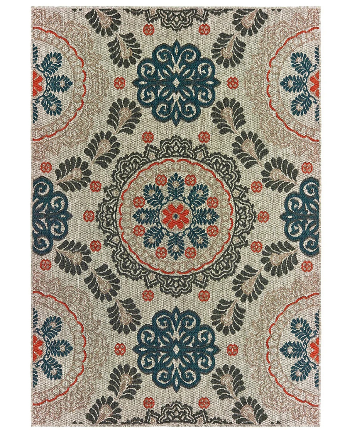Click here for Oriental Weavers Latitude 1903W Gray 710 x 10 Outd... prices