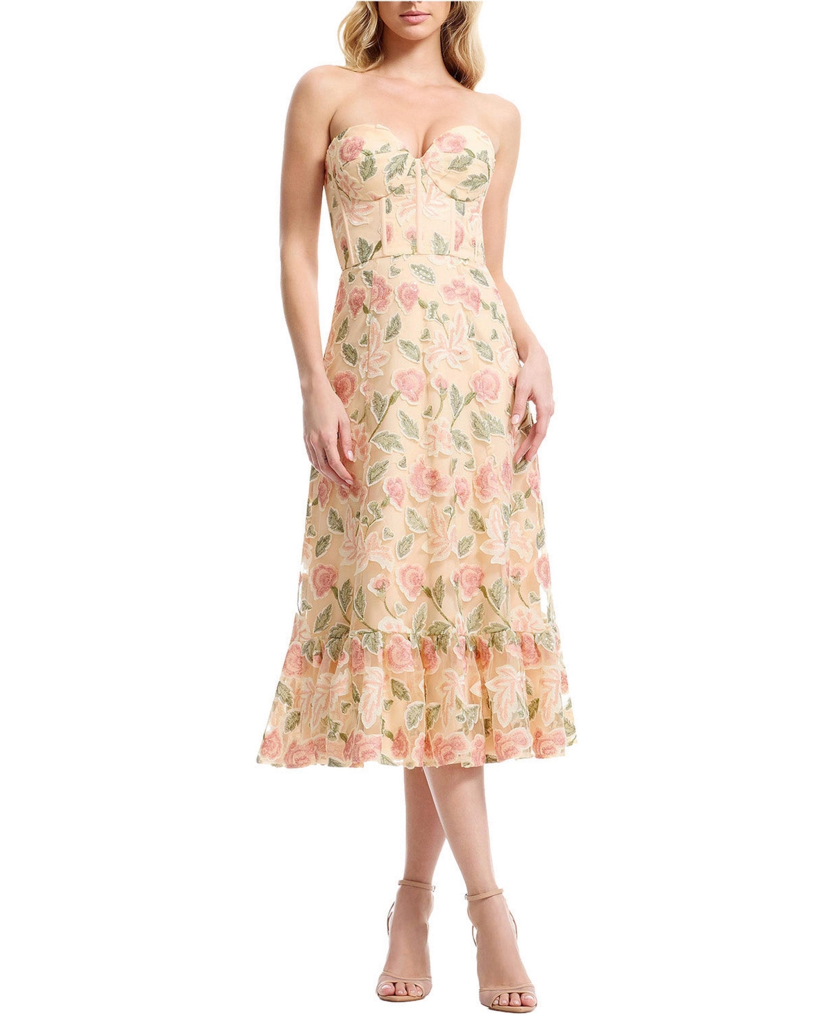 Click here for Dress The Population Womens Carina Strapless Sweet... prices