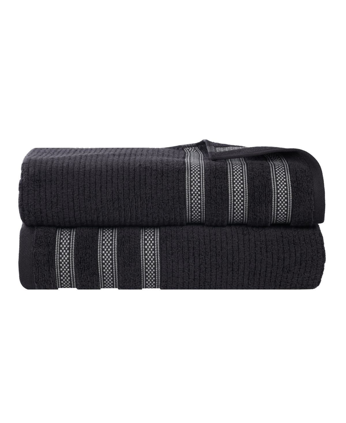 Click here for Superior Brea Zero Twist Cotton Ribbed Geometric B... prices