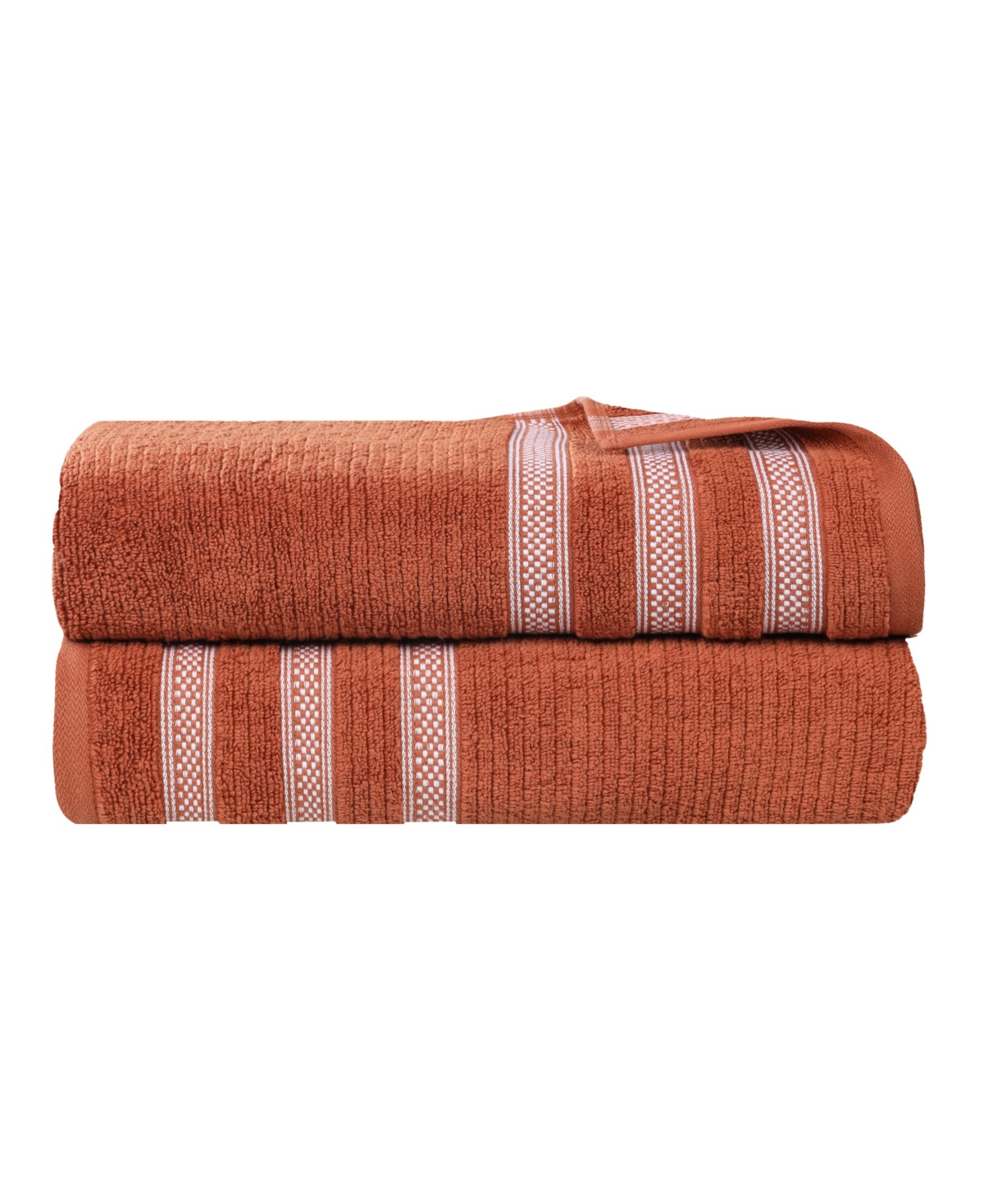 Click here for Superior Brea Zero Twist Cotton Ribbed Geometric B... prices