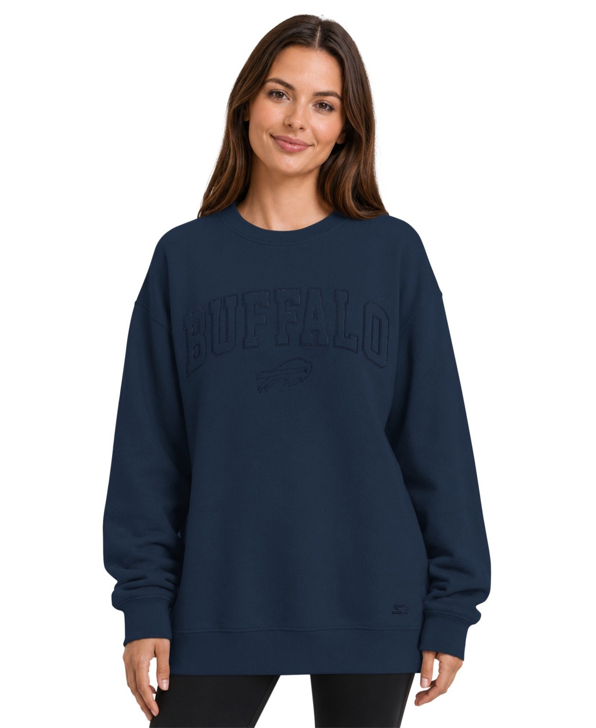 Click here for Starter Womens Navy Buffalo Bills Athleisure Overs... prices