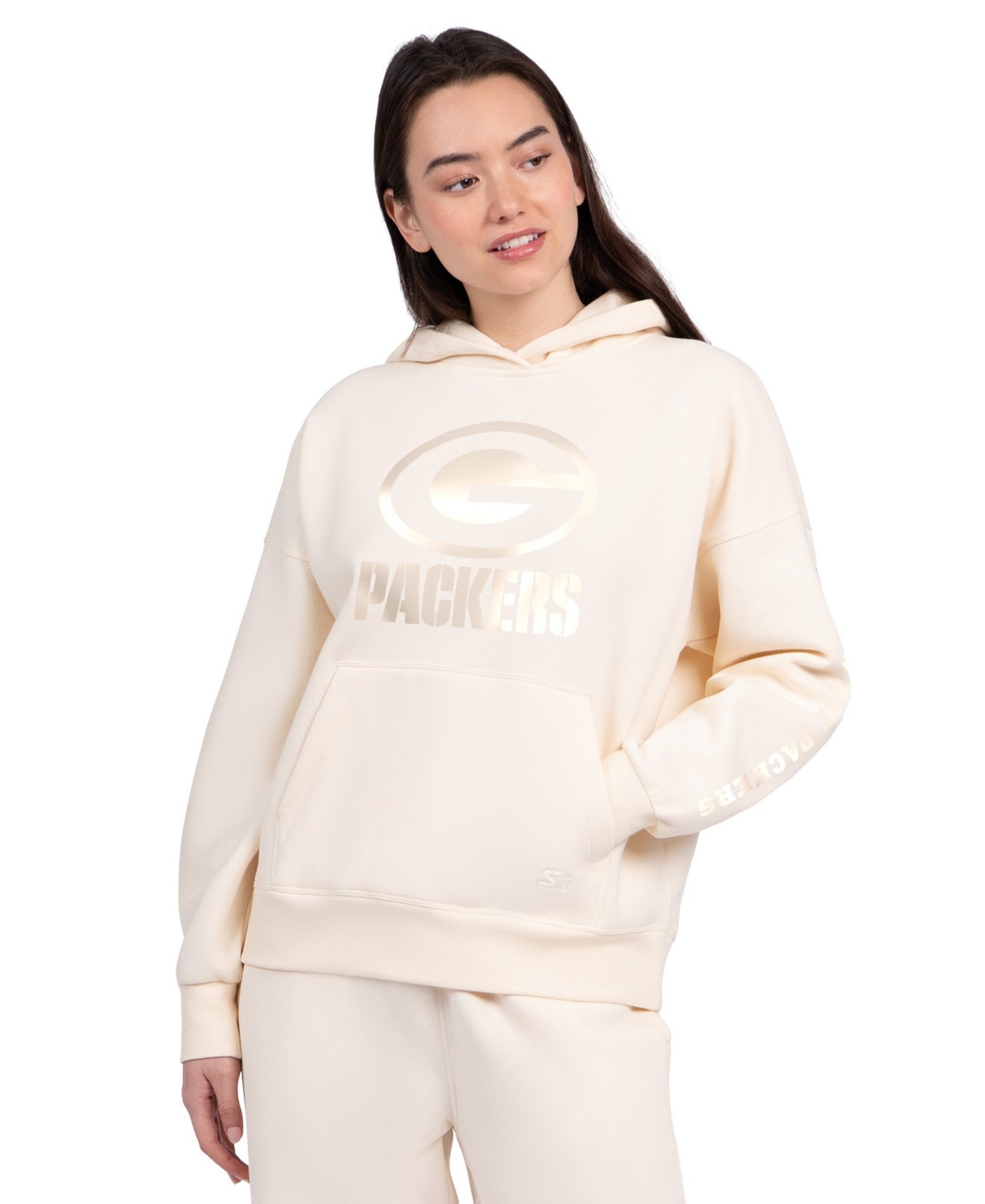 Click here for Starter Womens Cream Green Bay Packers Pastels Rel... prices