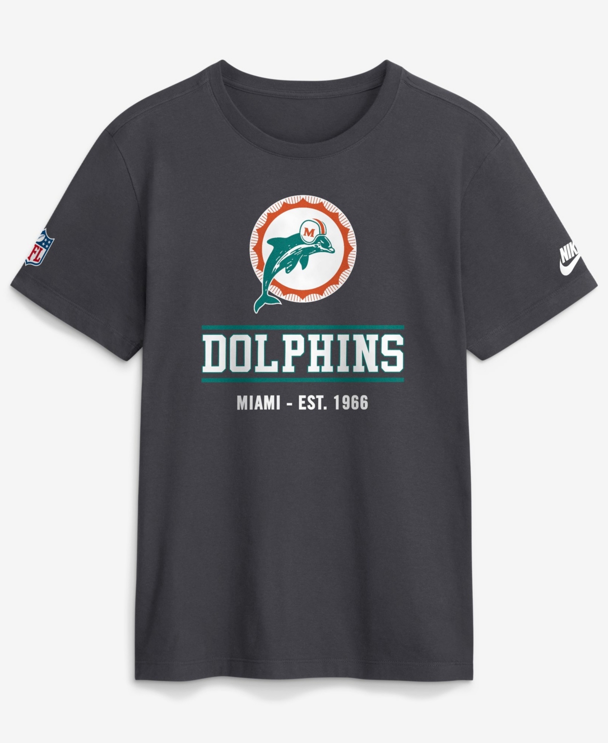 Click here for Nike Mens Charcoal Miami Dolphins Sideline Alterna... prices