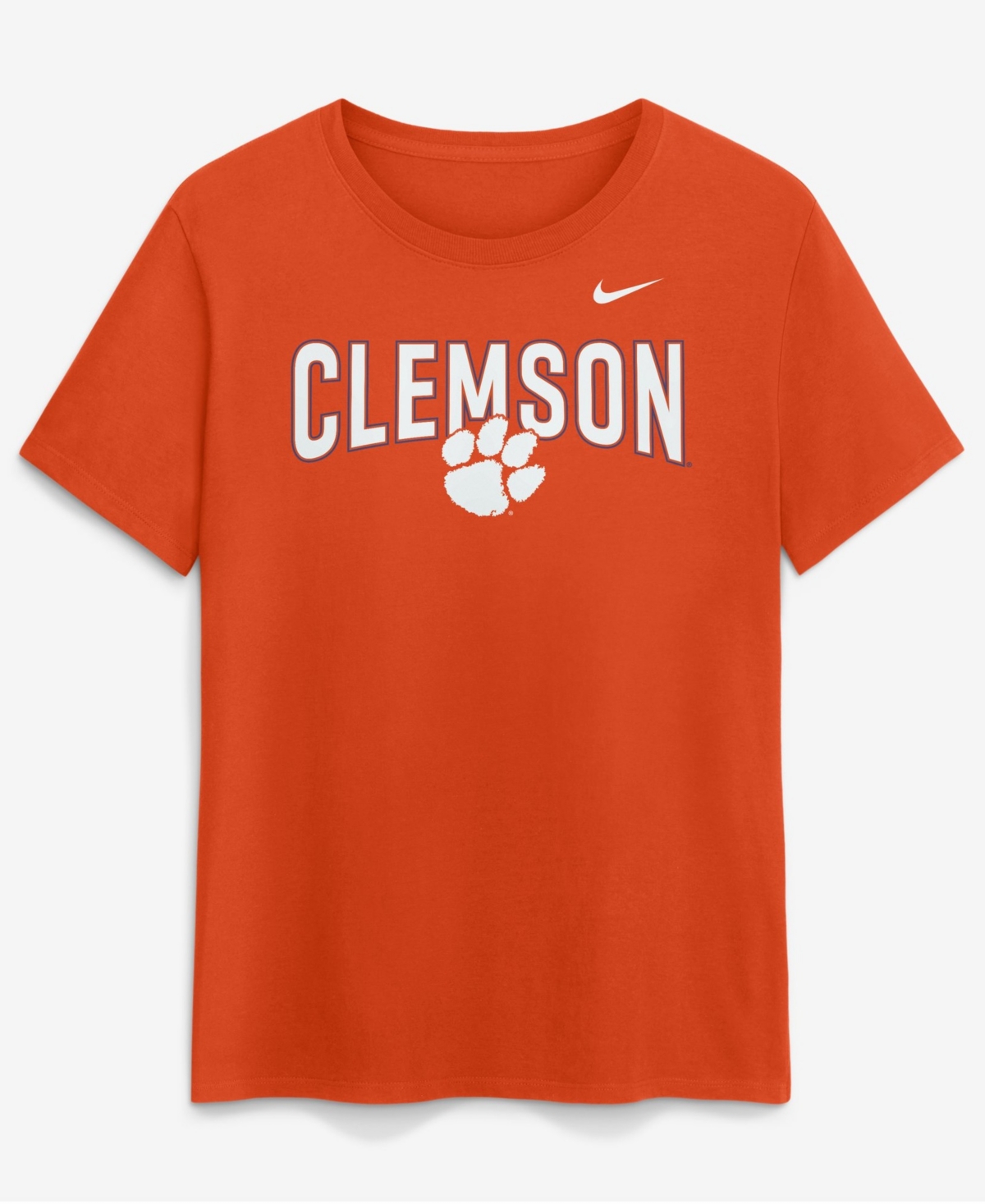 Click here for Nike Womens Orange Clemson Tigers Arch Logo T-Shir... prices