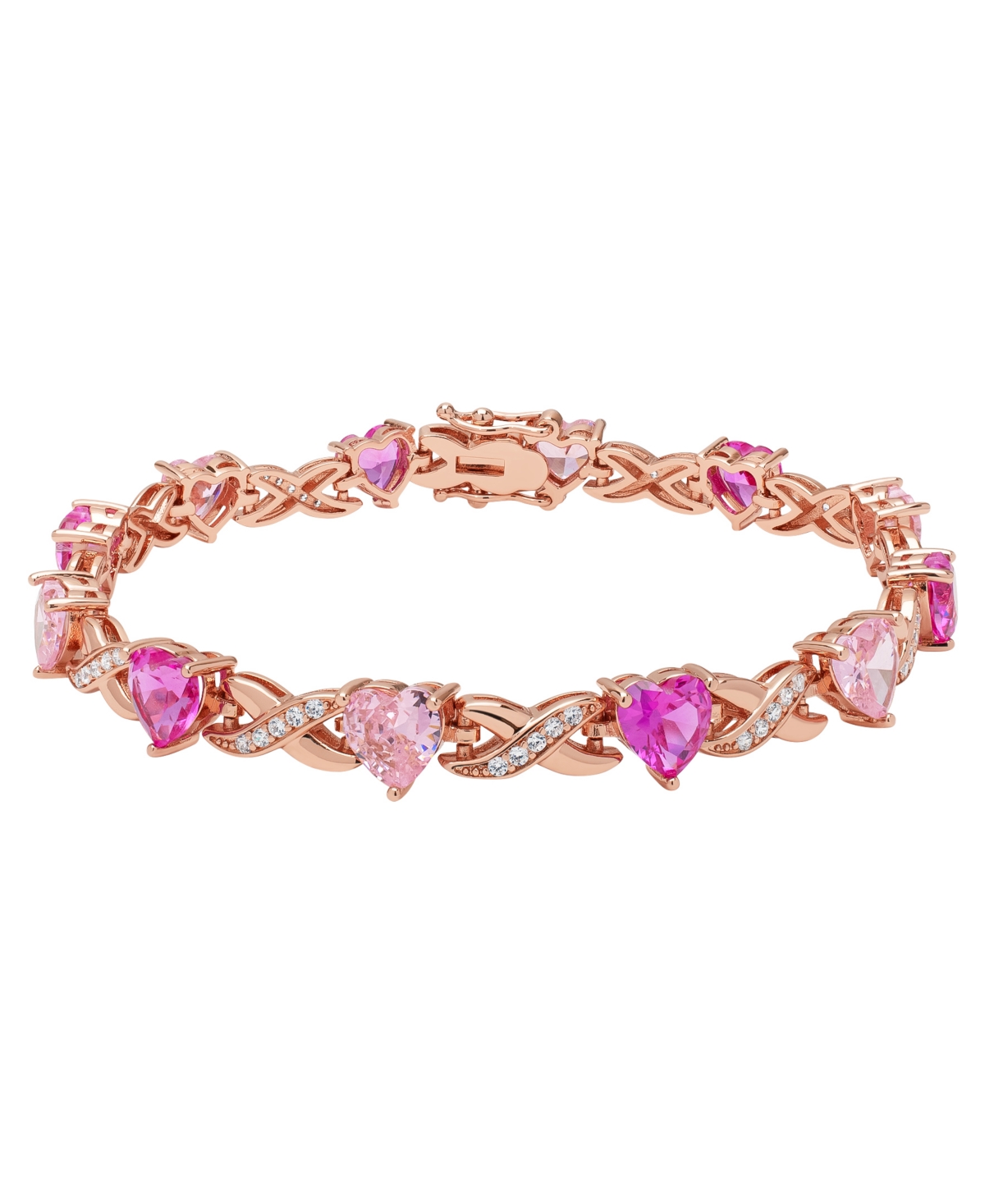 Click here for Macys Simulated Pink Sapphire  Pink Cubic Zirconia... prices